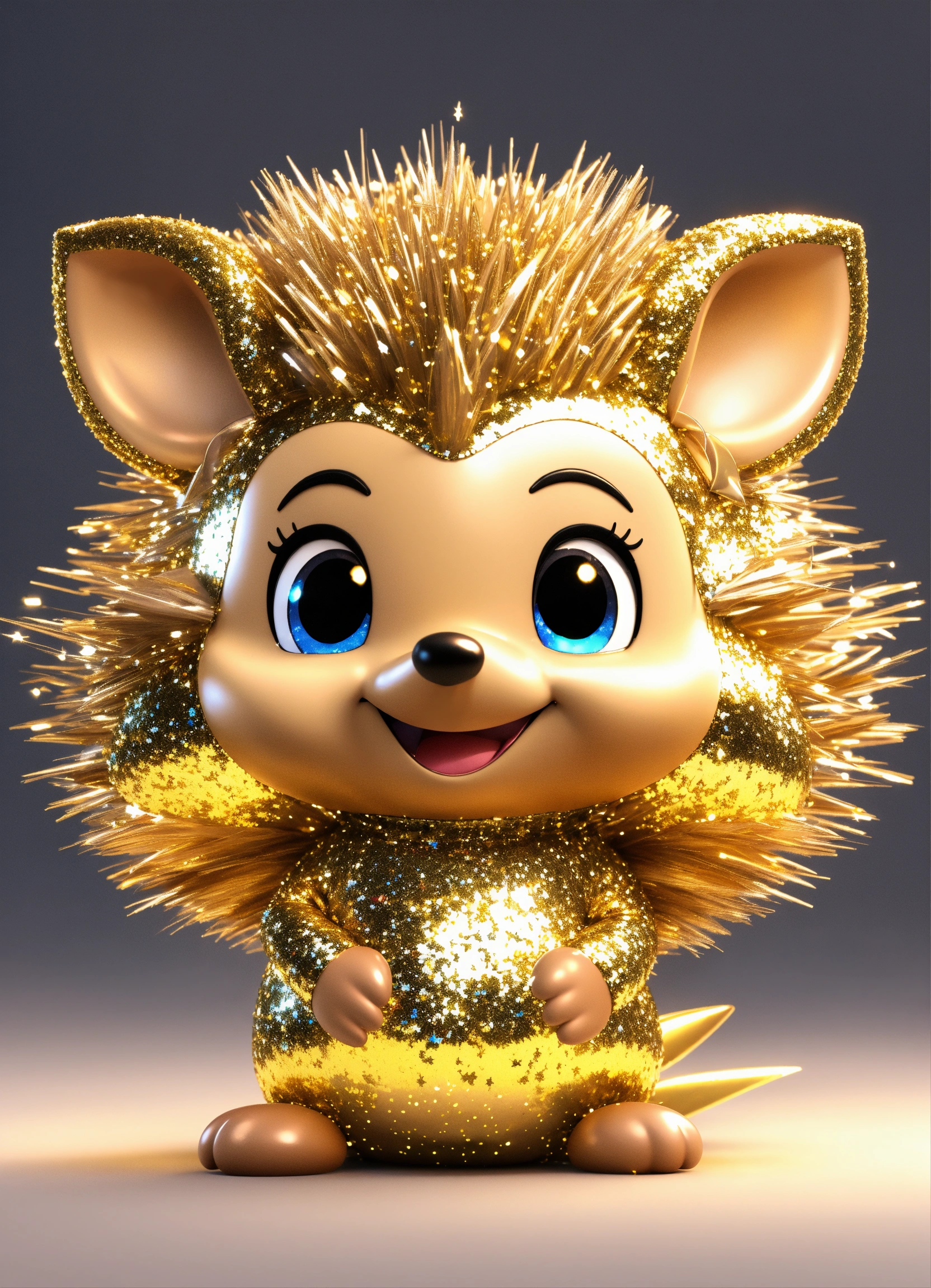 Lexica - Disney cartoon character, chibi, kind hedgehog glittery ...
