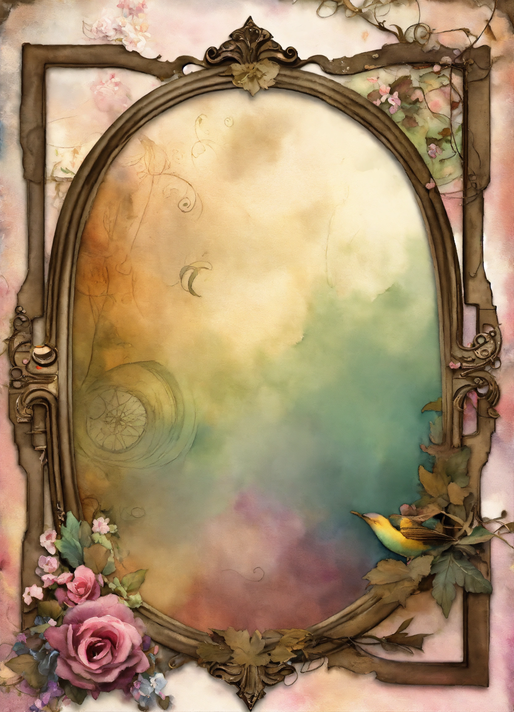 Lexica - Shabby chic dreamy mist pastel junk journals Create detailed ...