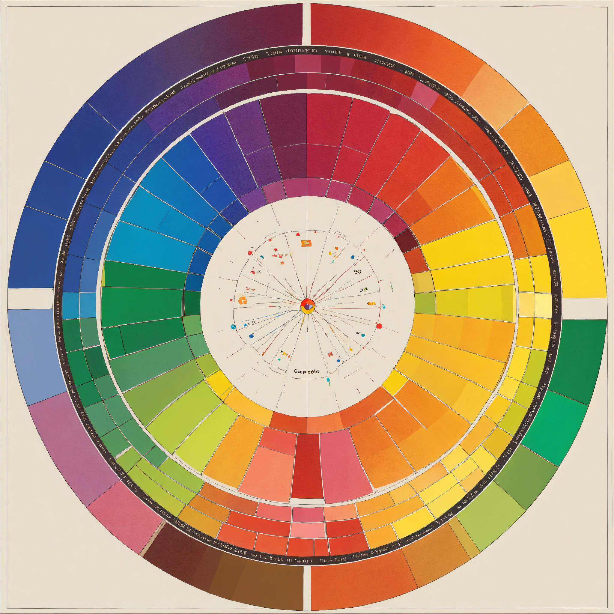 Lexica - A SIMPLE conventional color-wheel in 'white background' in ...