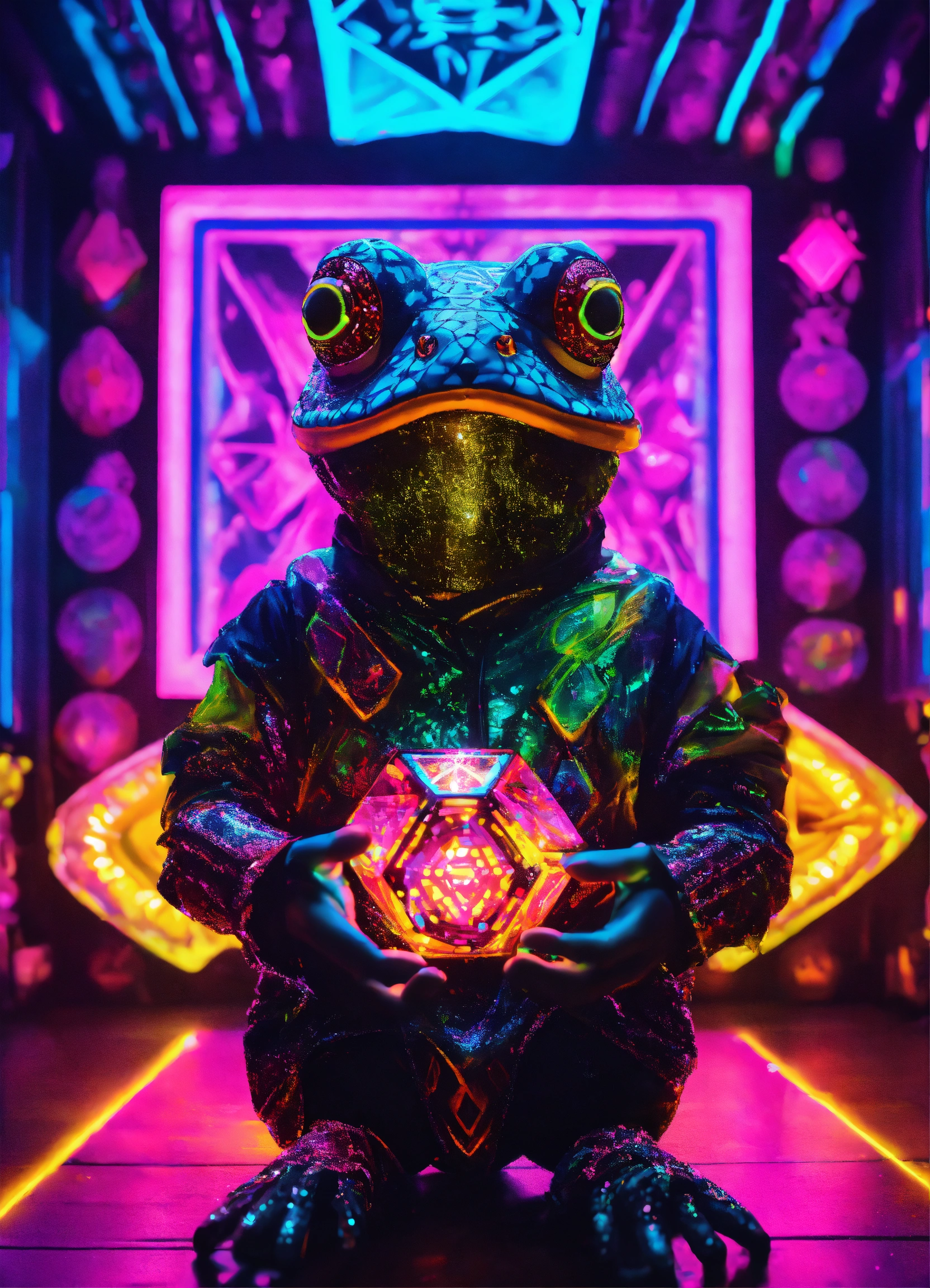 Lexica - A Ayahuasca techno Diamond Shaman Diamond TOAD in shaman folk ...