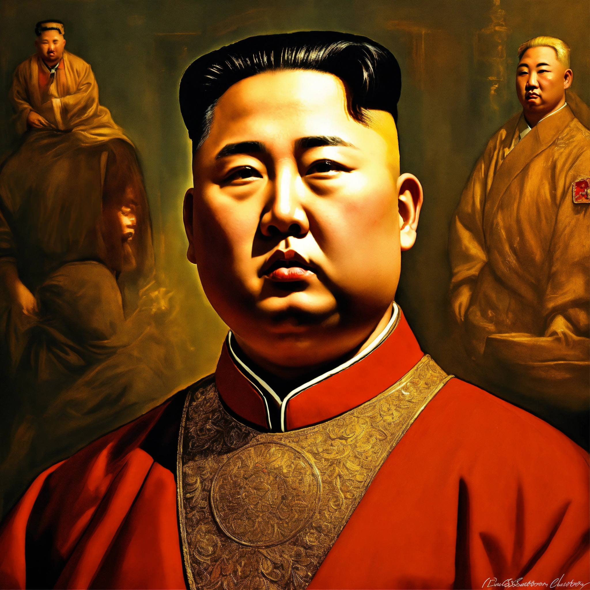 Lexica - A portrait of Kim Jong Un in the style of Leonardo Da Vinci ...