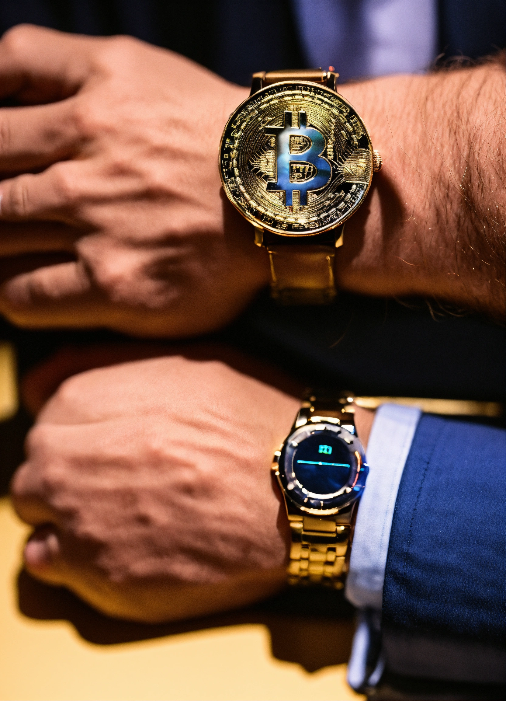 Lexica - A bitcoin watch on Larry Fink's wrist
