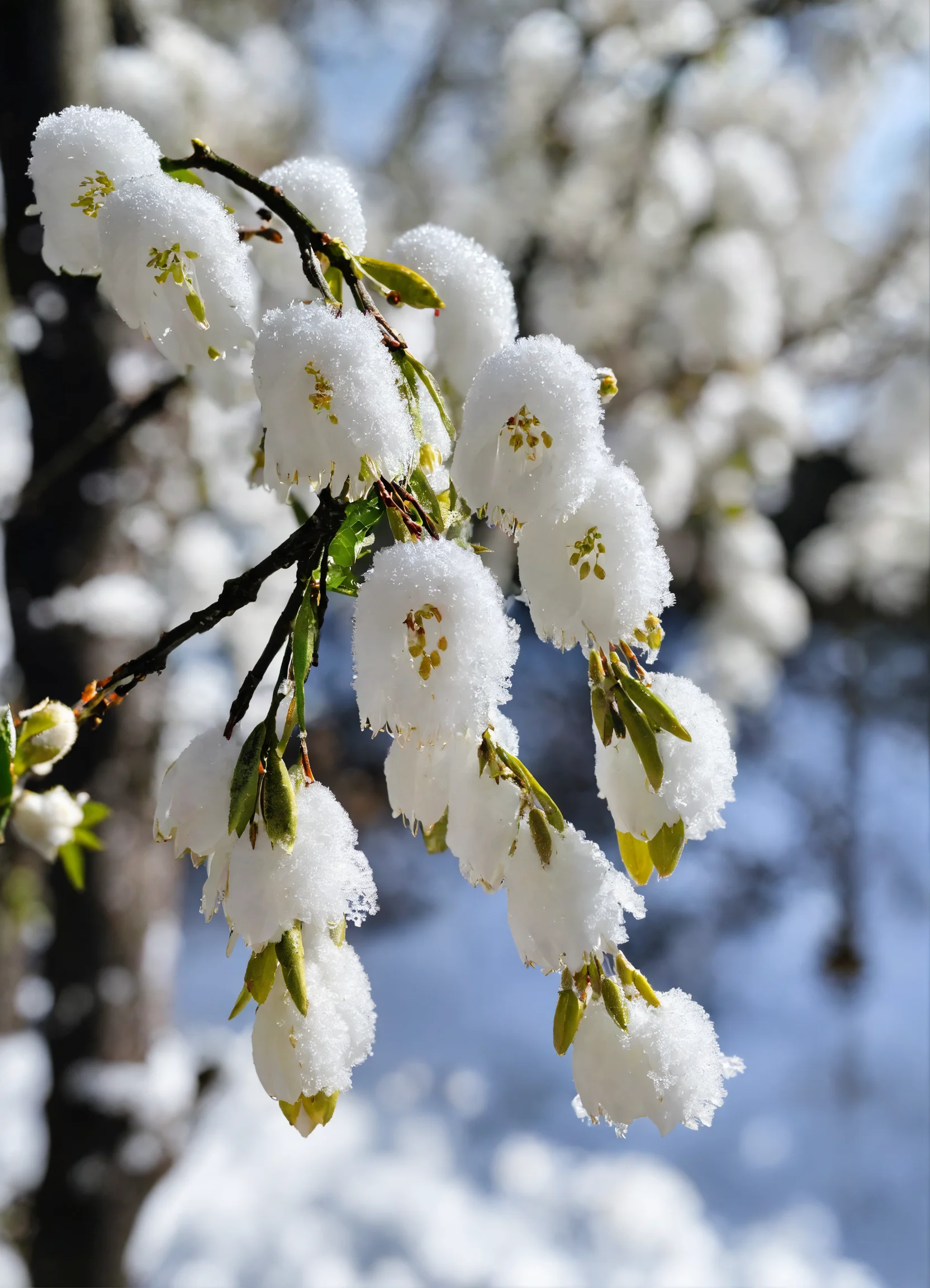 Lexica - The Snow Willow was blooming. A native species of Japan ...