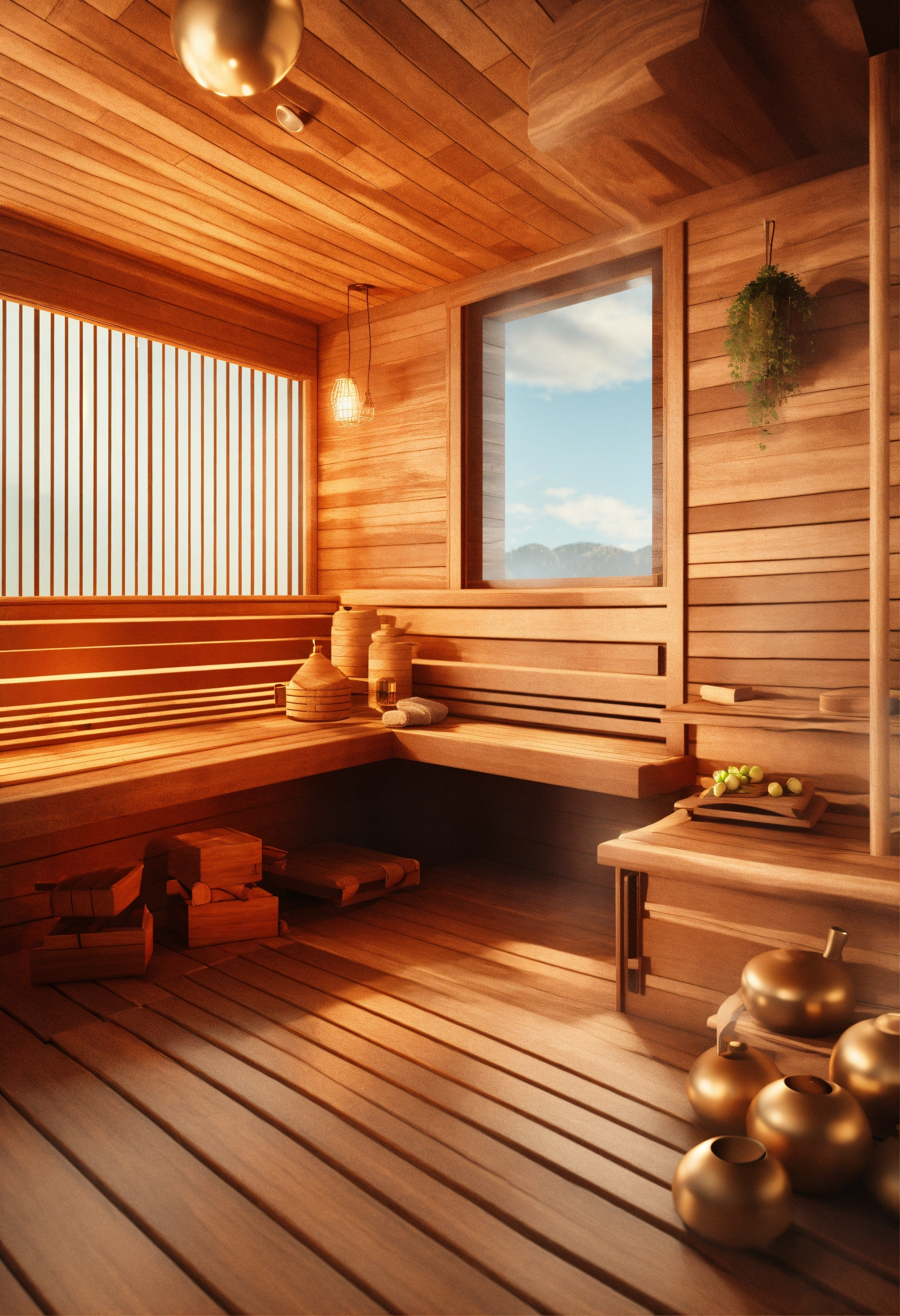 Lexica - Sauna 3d art