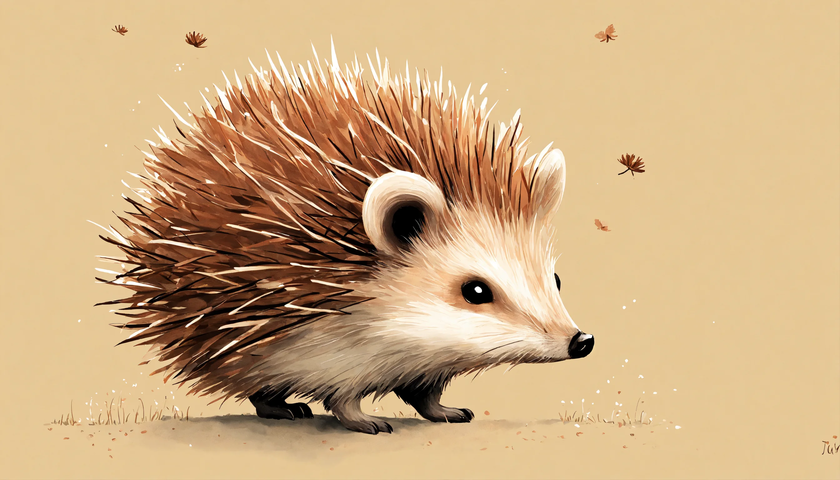 Lexica - A cute minimalistic simple hedgehog side profile Clipart ...