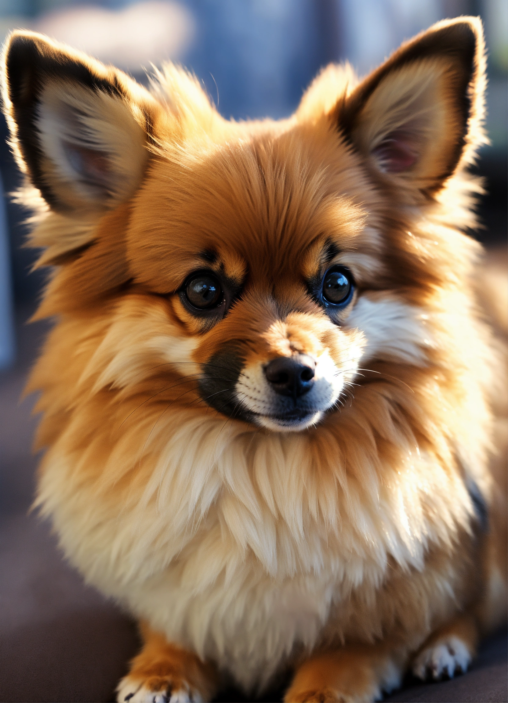 Lexica - Eevee from Pokémon if it was a dog, cute face, cute Pomeranian ...