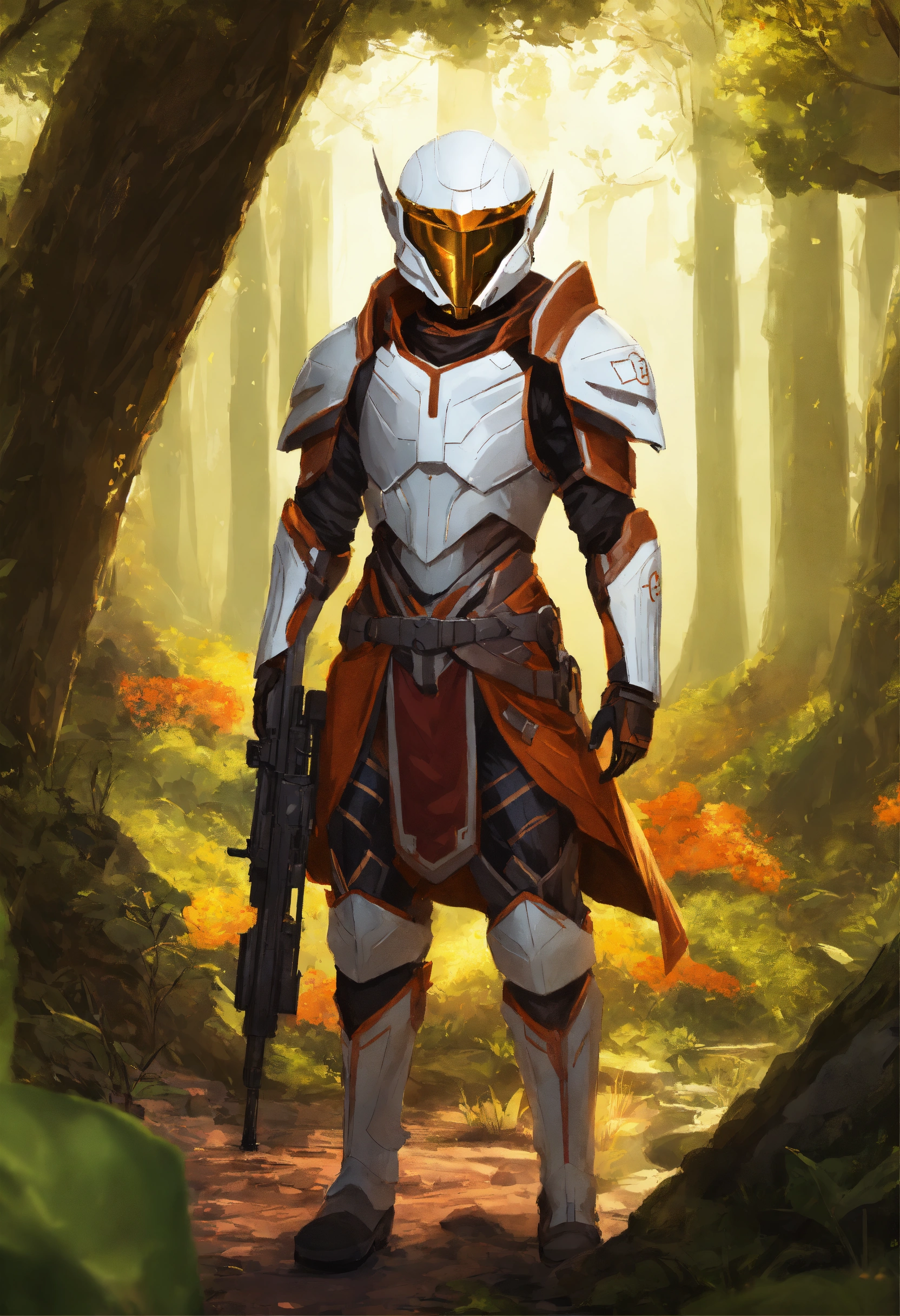 Lexica - Epic drawing of a full body of a high elf sci fi soldier ...