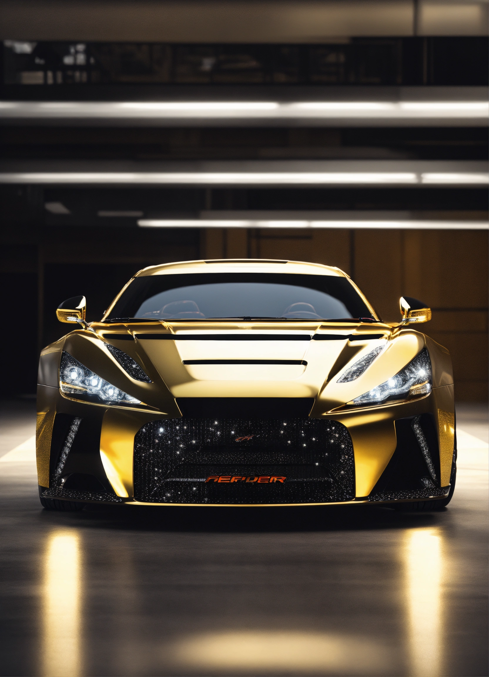 Lexica - Unknown super sport car, design with diamond, luxury design ...