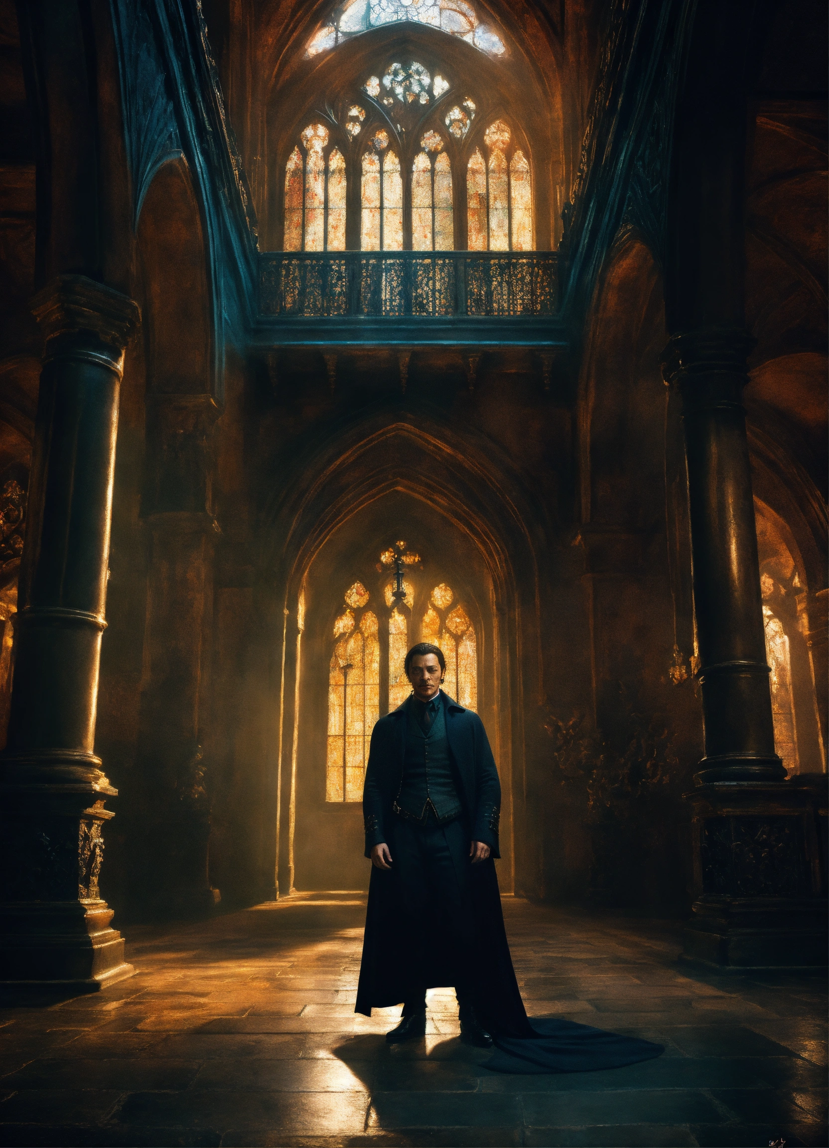 Lexica - Beautiful James McAvoy in a gothic castle, dark fantasy ...