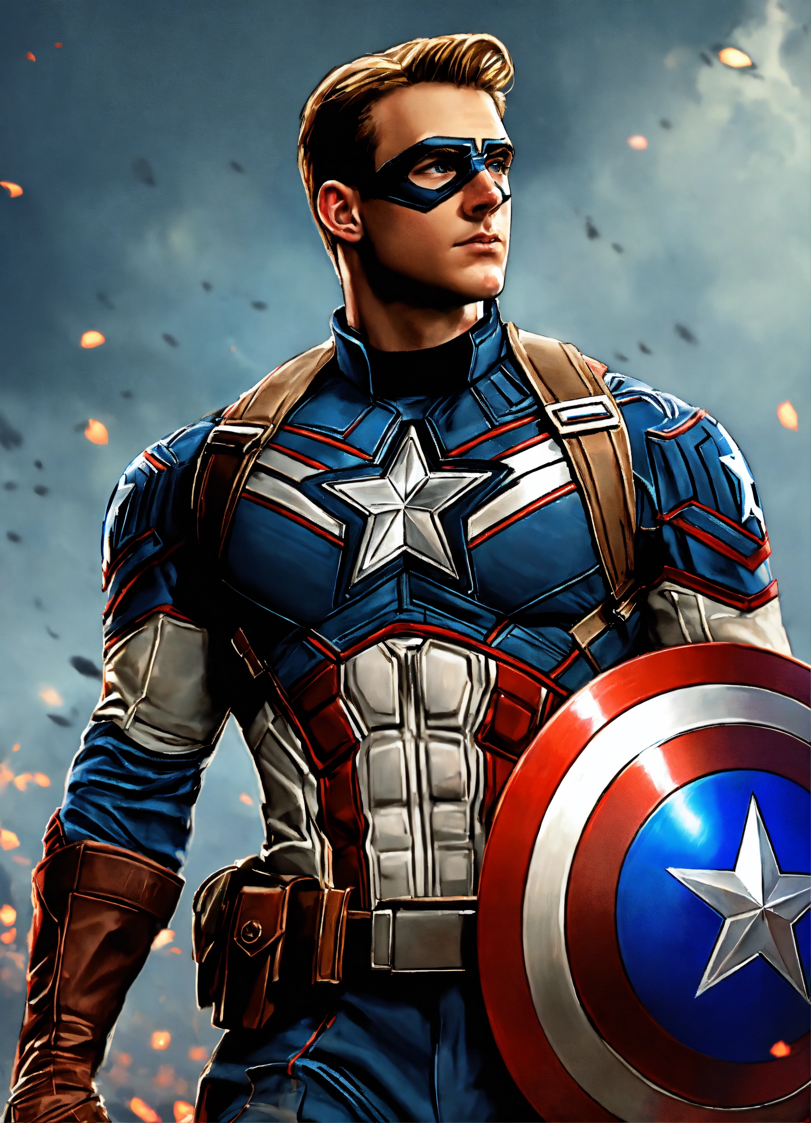 Lexica - A realistic Captain America