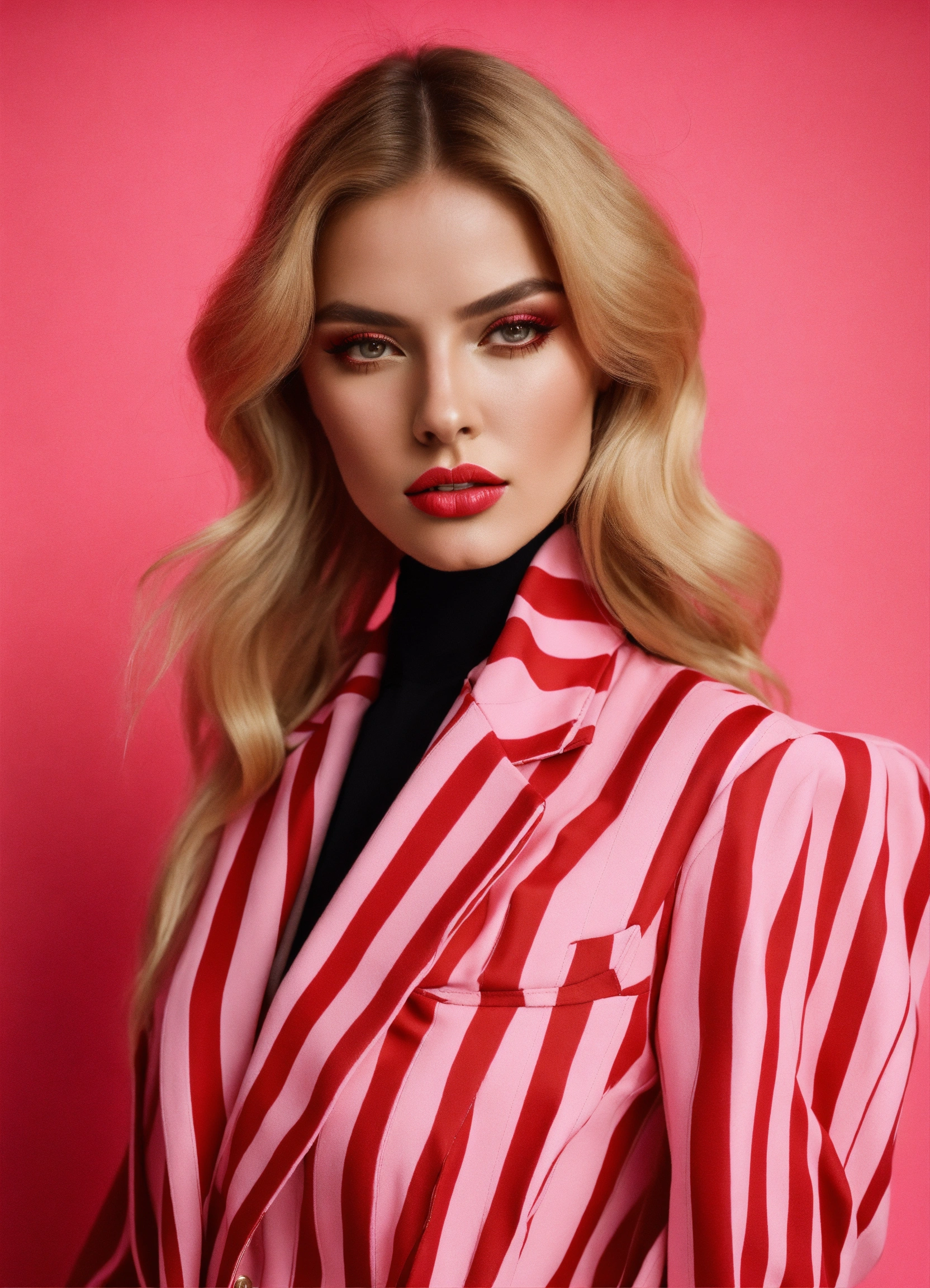 Lexica - Portrait of haute couture beautiful Russian fashion model ...