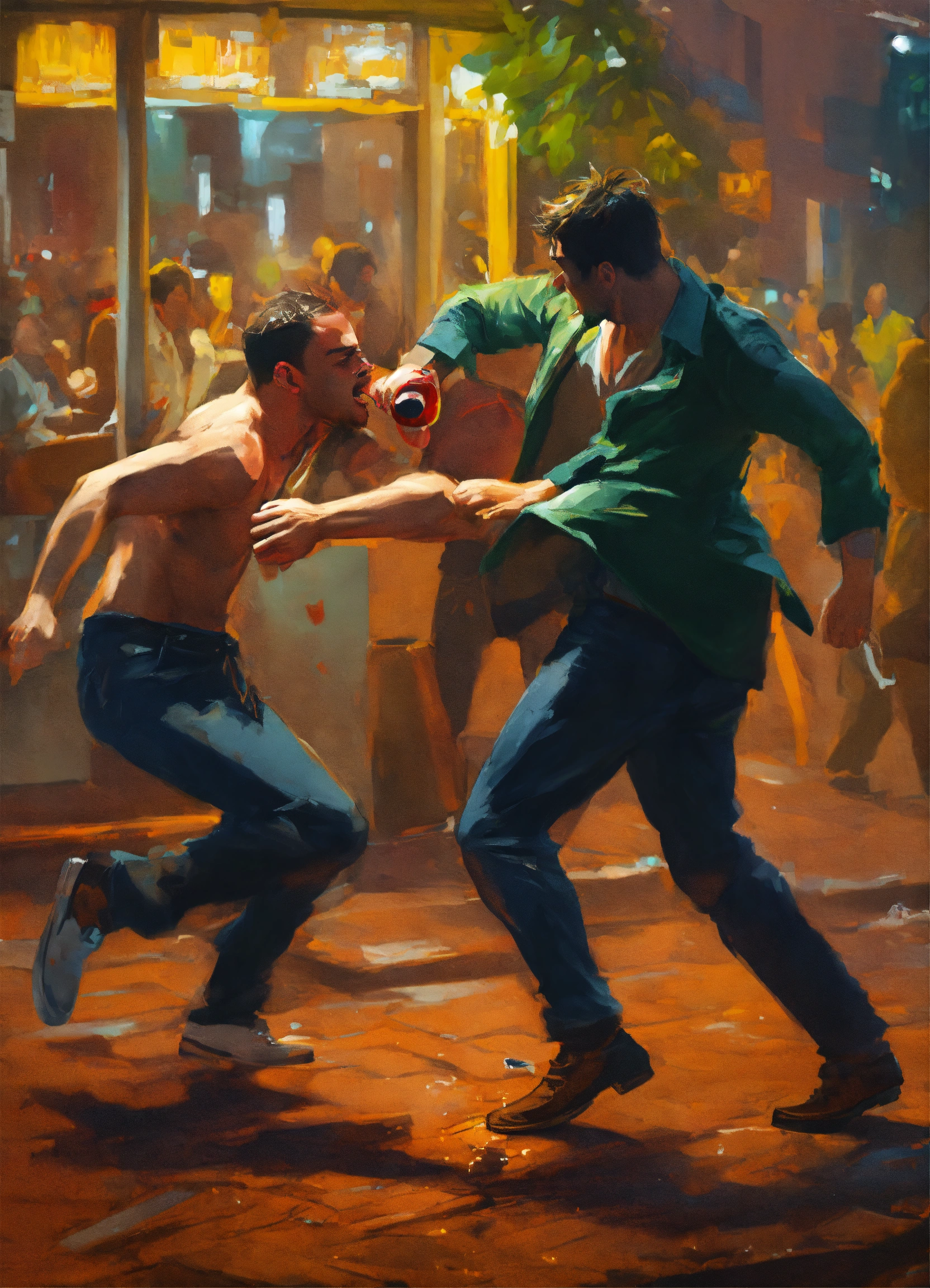 Lexica - Drunk people fighting