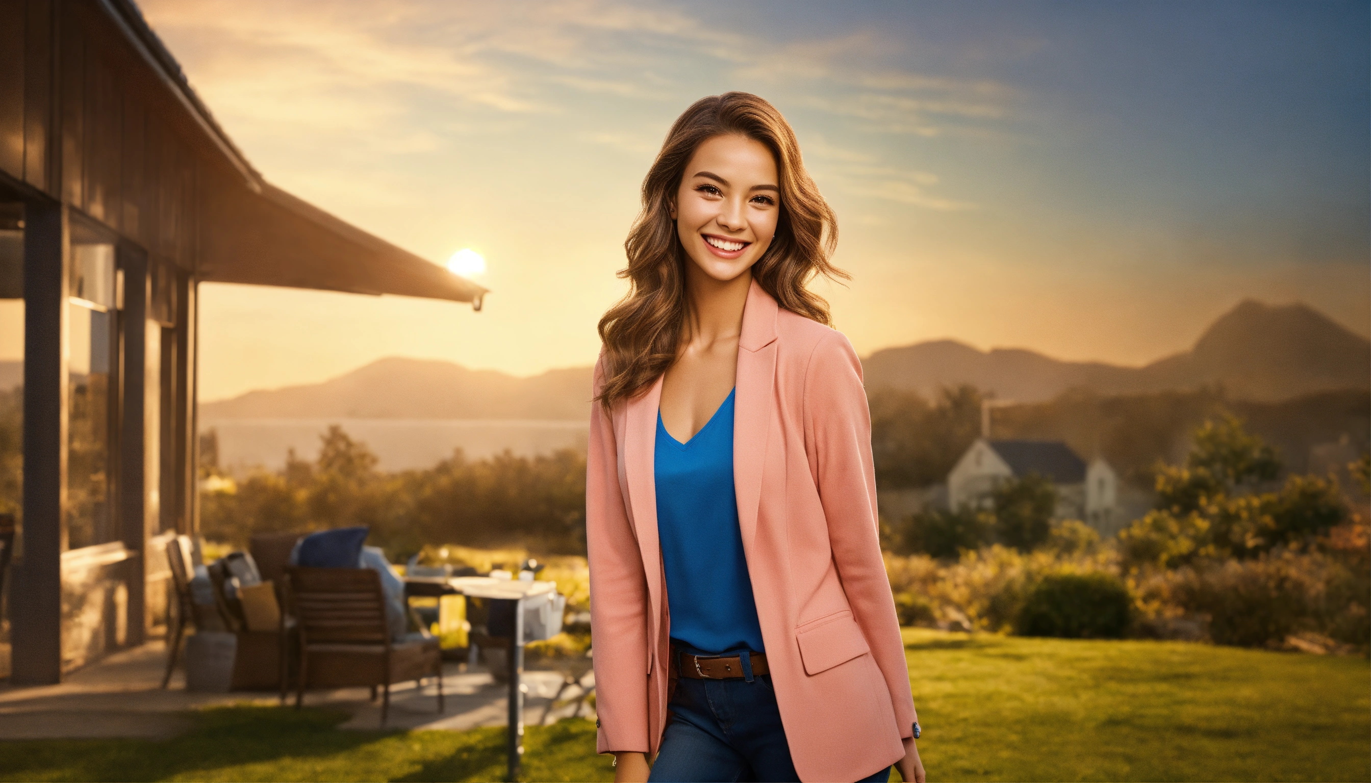 Lexica - Direct marketing commercials, charming model smiling, friendly ...