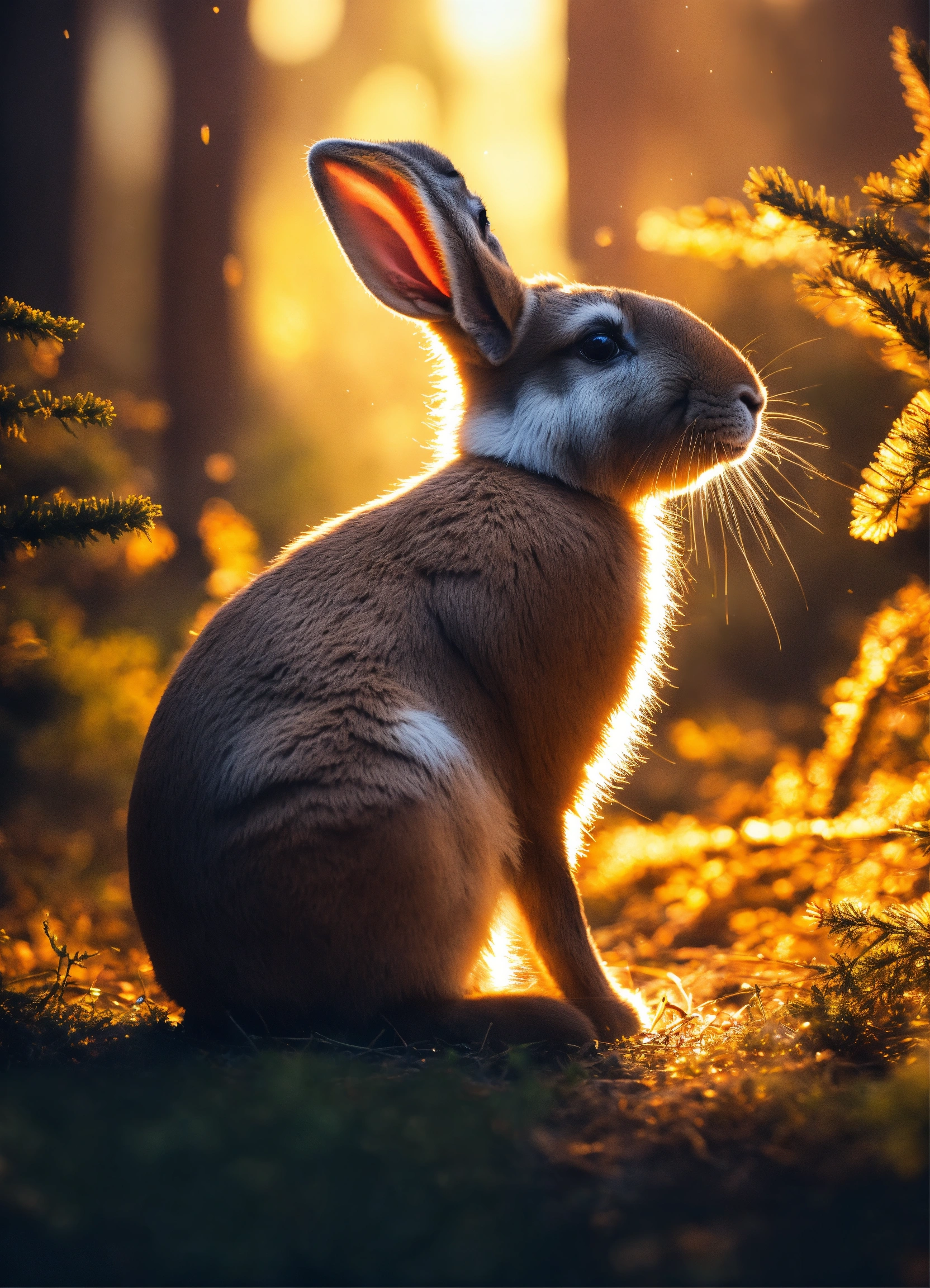 Lexica - Un conejo mostrando el proceso de nacimiento de sus crías ...