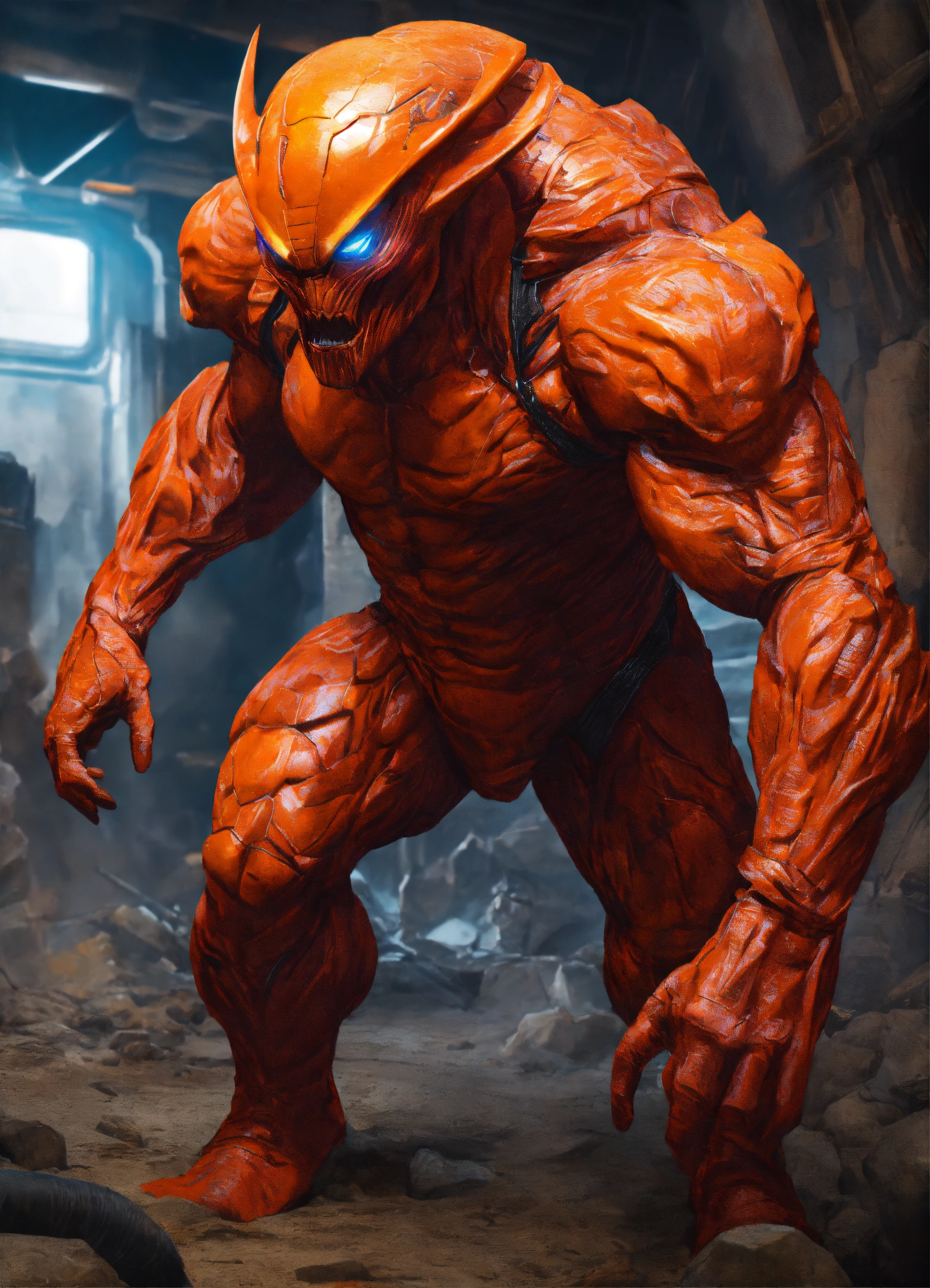 Lexica - Sharp red eyes, marvel, highly detailed, gladiator, full body ...