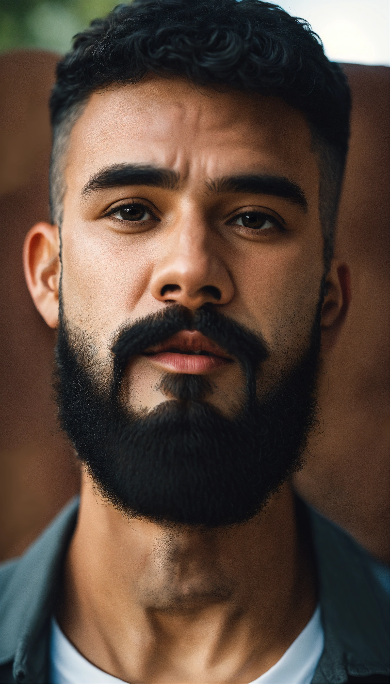 Lexica - Man with a circle goatee beard