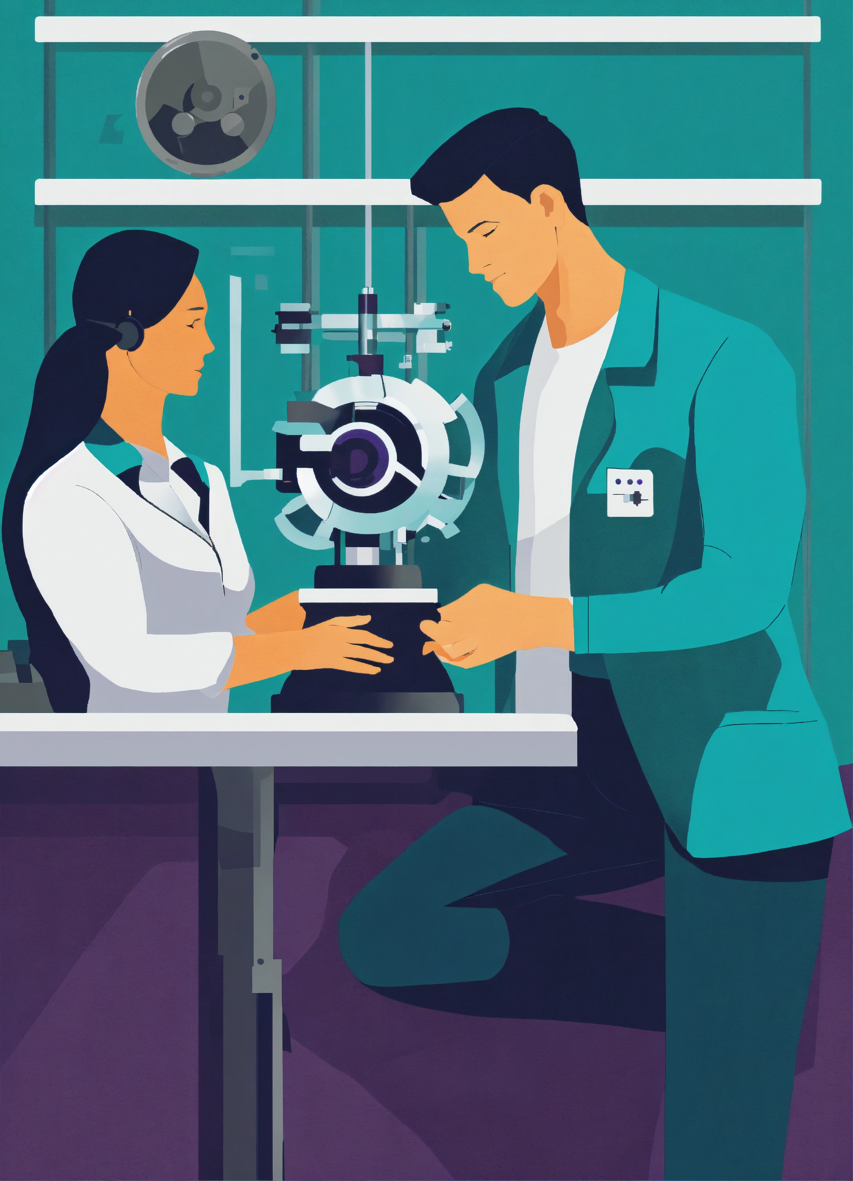 Lexica - A vector icon that represents an engineer supporting each ...