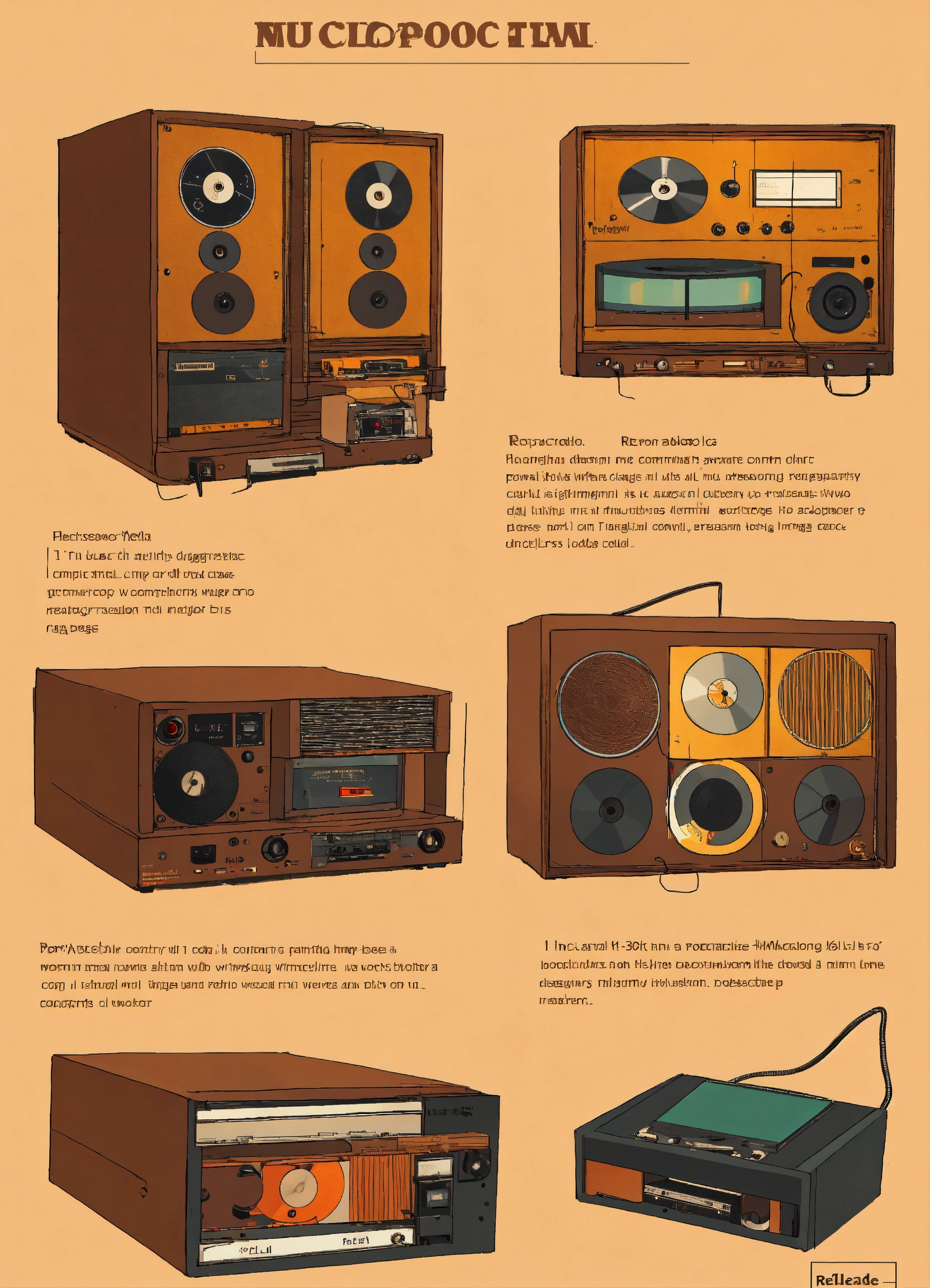 Lexica - I want the audio recording devices in one combined picture 1 ...