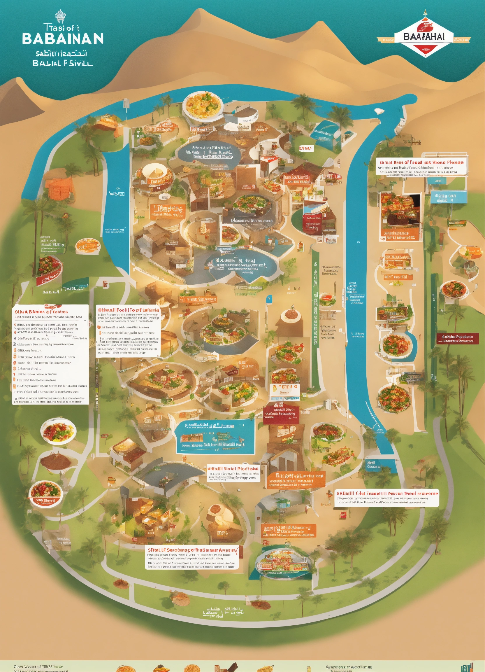 Lexica - "Visualize the 'Taste of Bahrain' food festival small Food ...