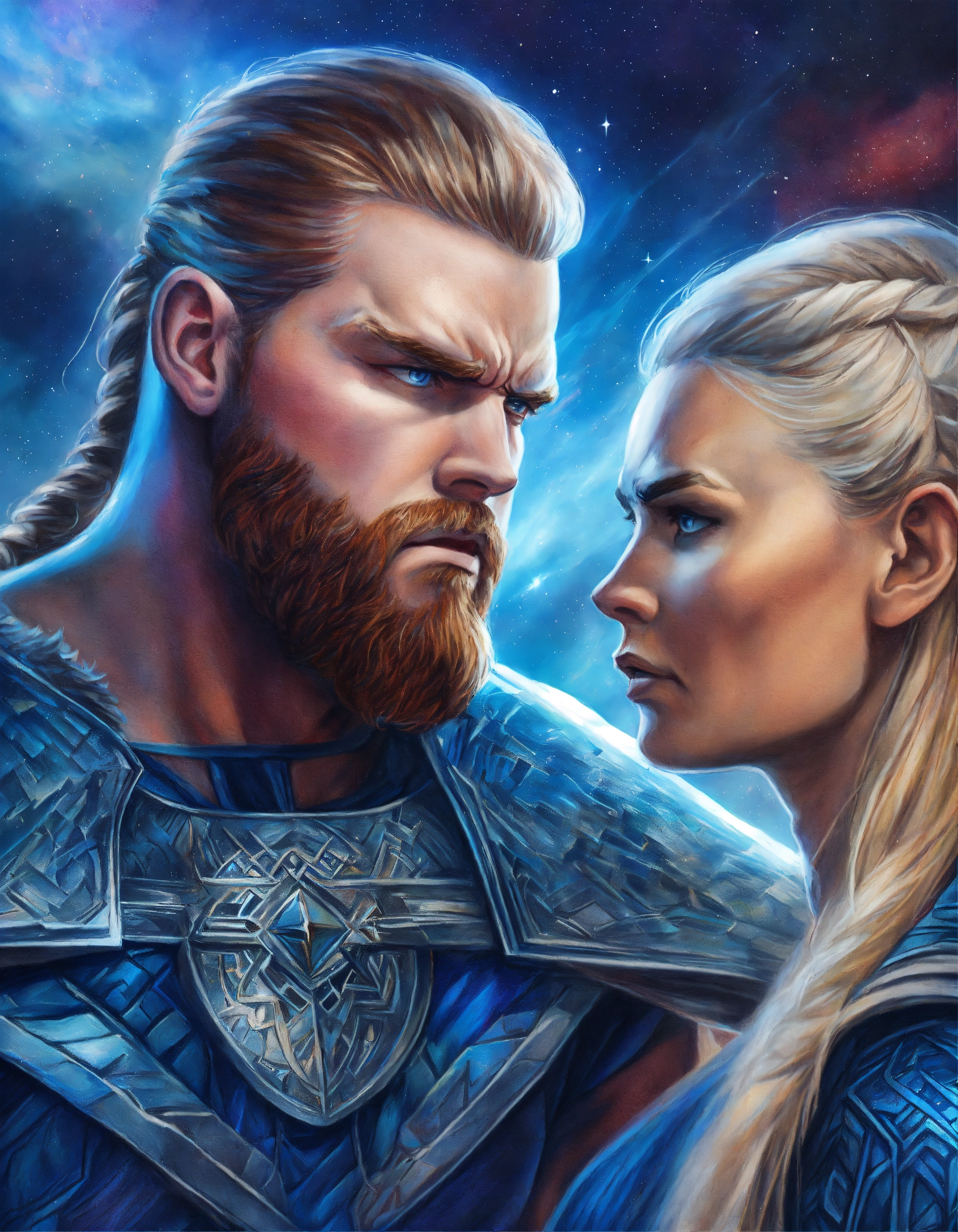 Lexica - Realistic colored pencil drawing of spiritual mentors a couple ...