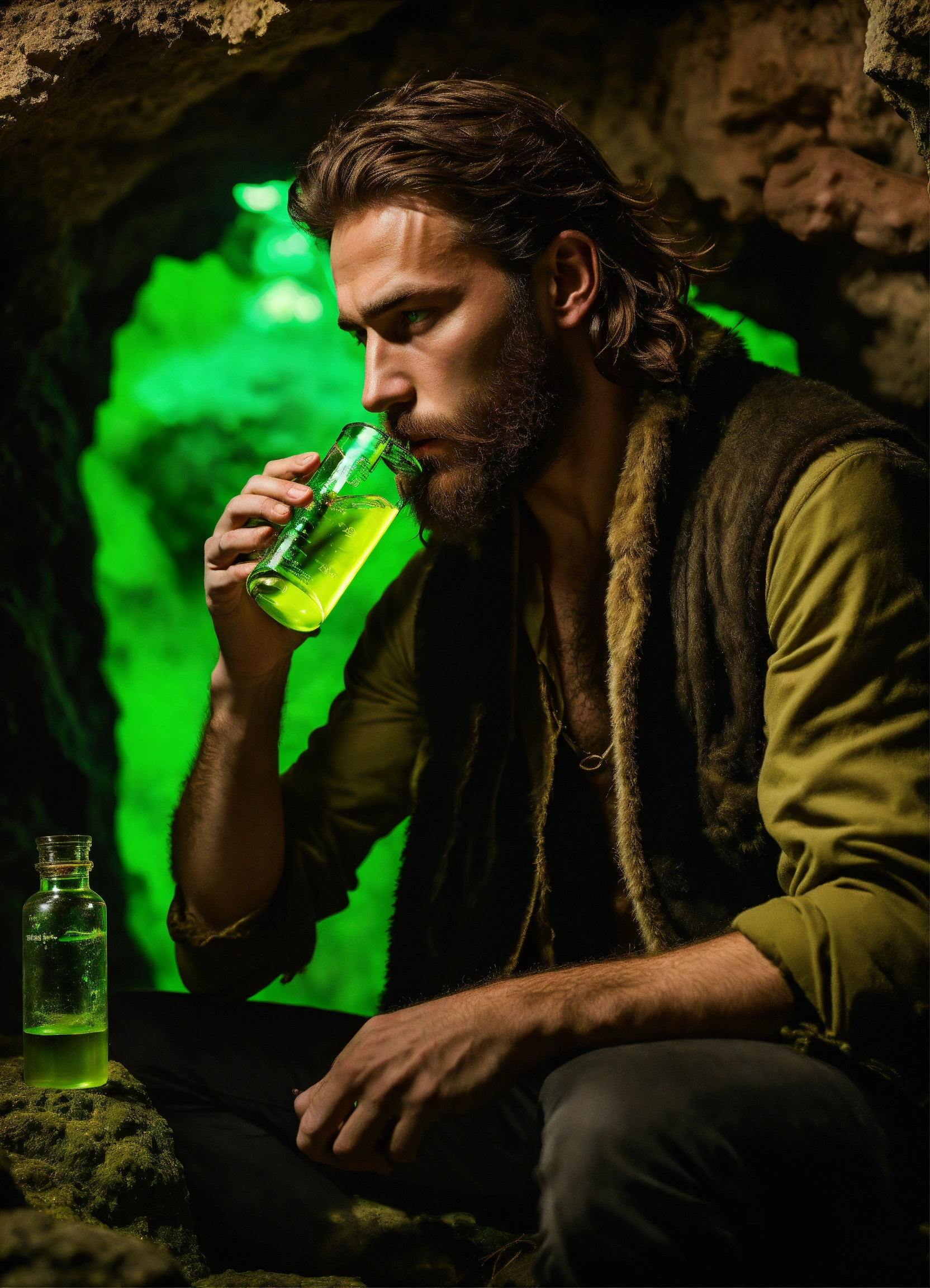 Lexica - In photographic style a rugged scruffy and skinny pale german ...