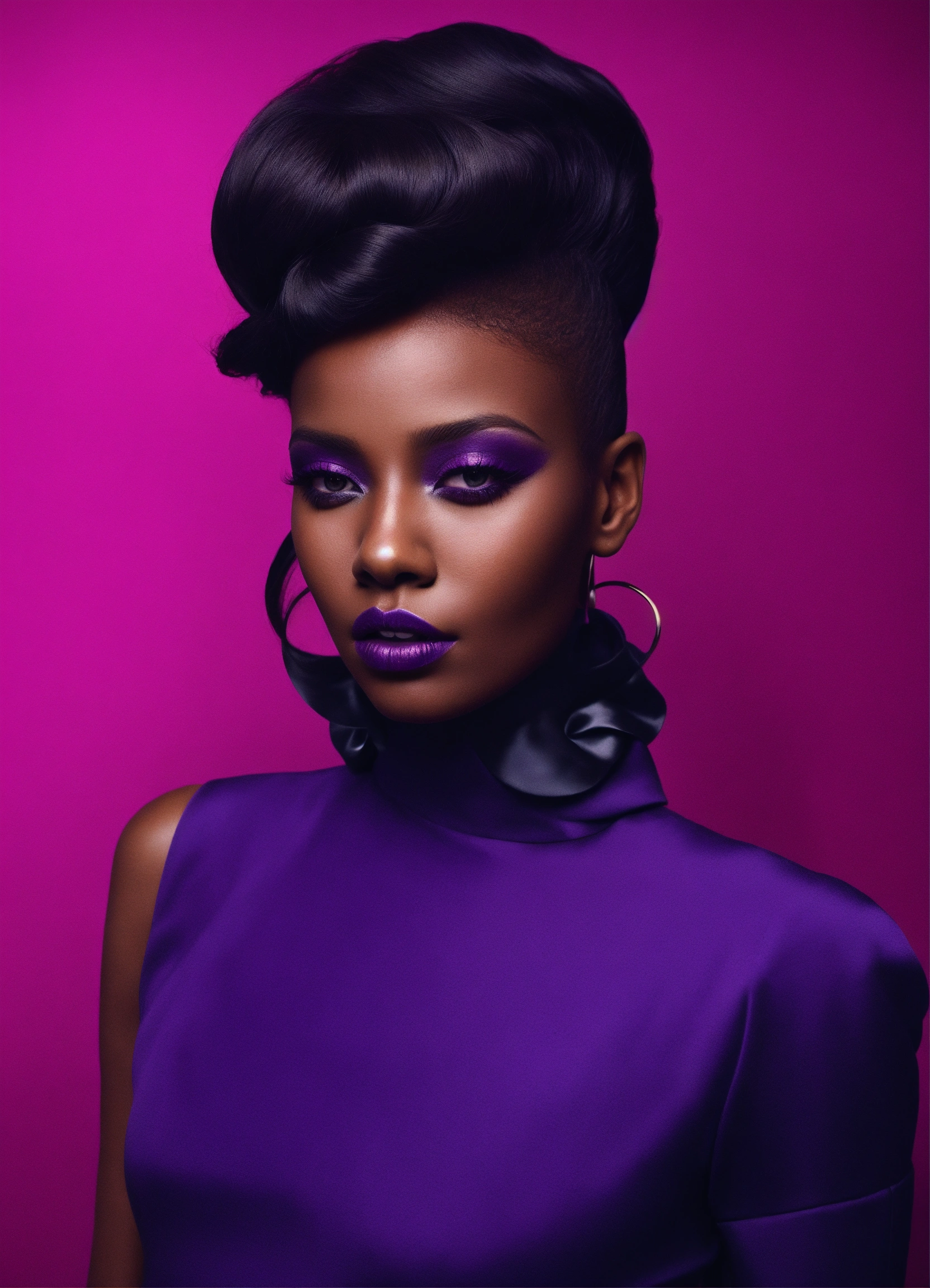 Lexica - Avante garde high fashion beauty editorial, Carmel complexion ...