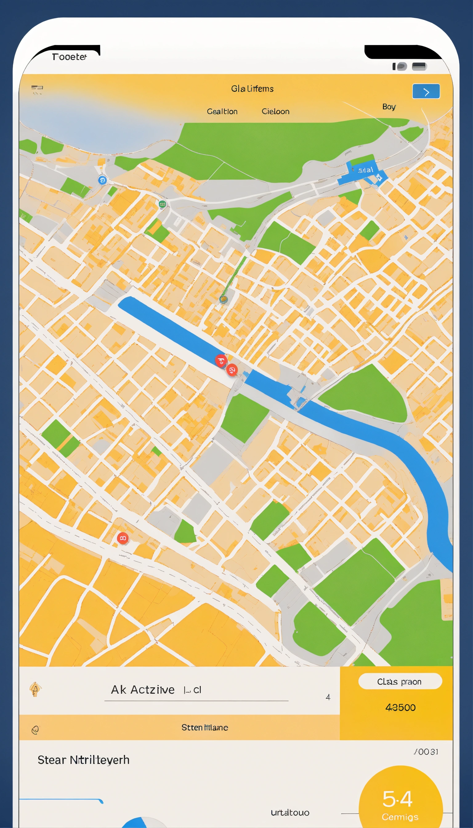 Lexica - An iphone app interface Top Right Corner A small magnifying glass icon (search button ...