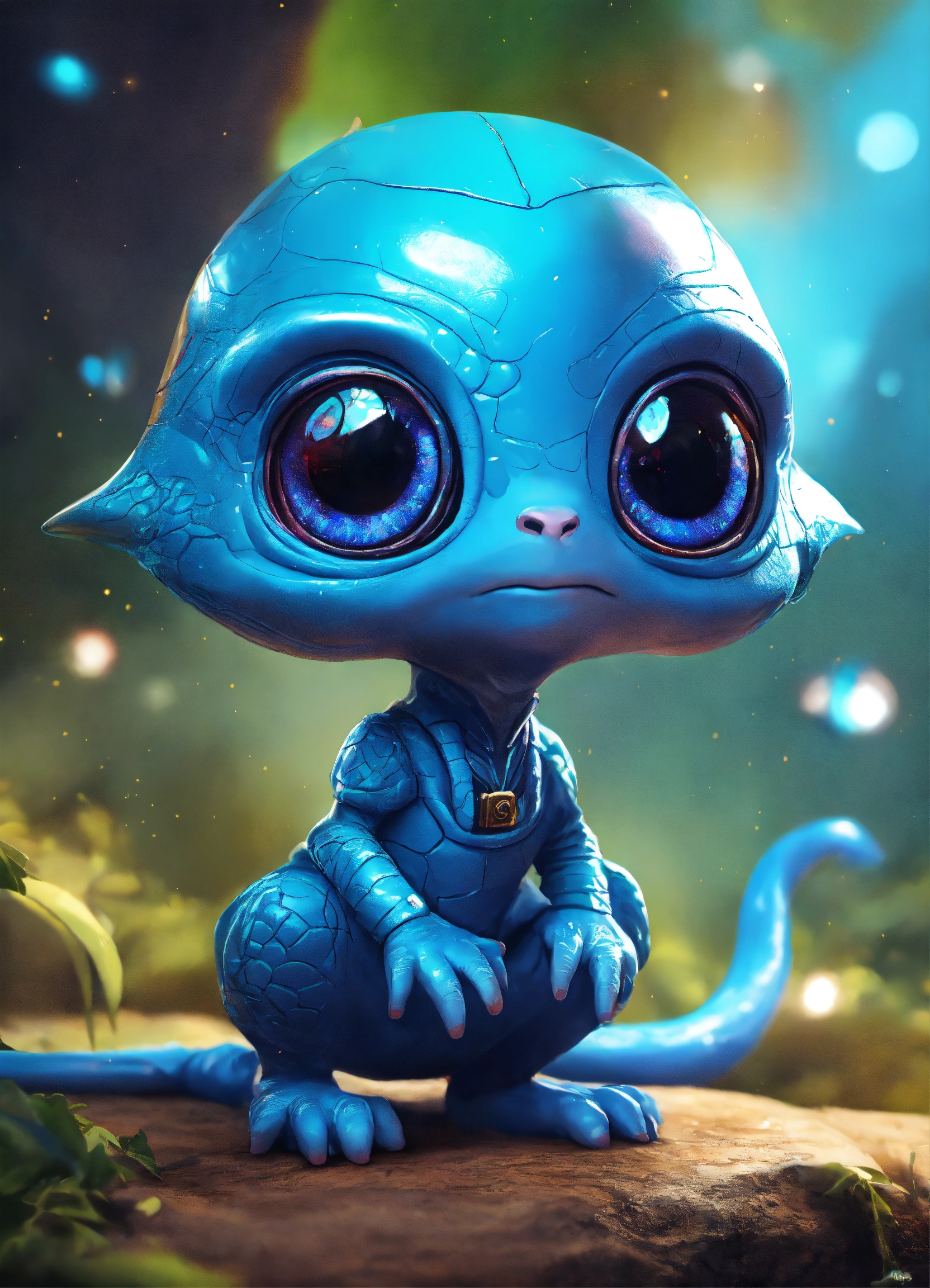 Lexica - Cute and adorable cartoon alien, fantasy, dreamlike ...