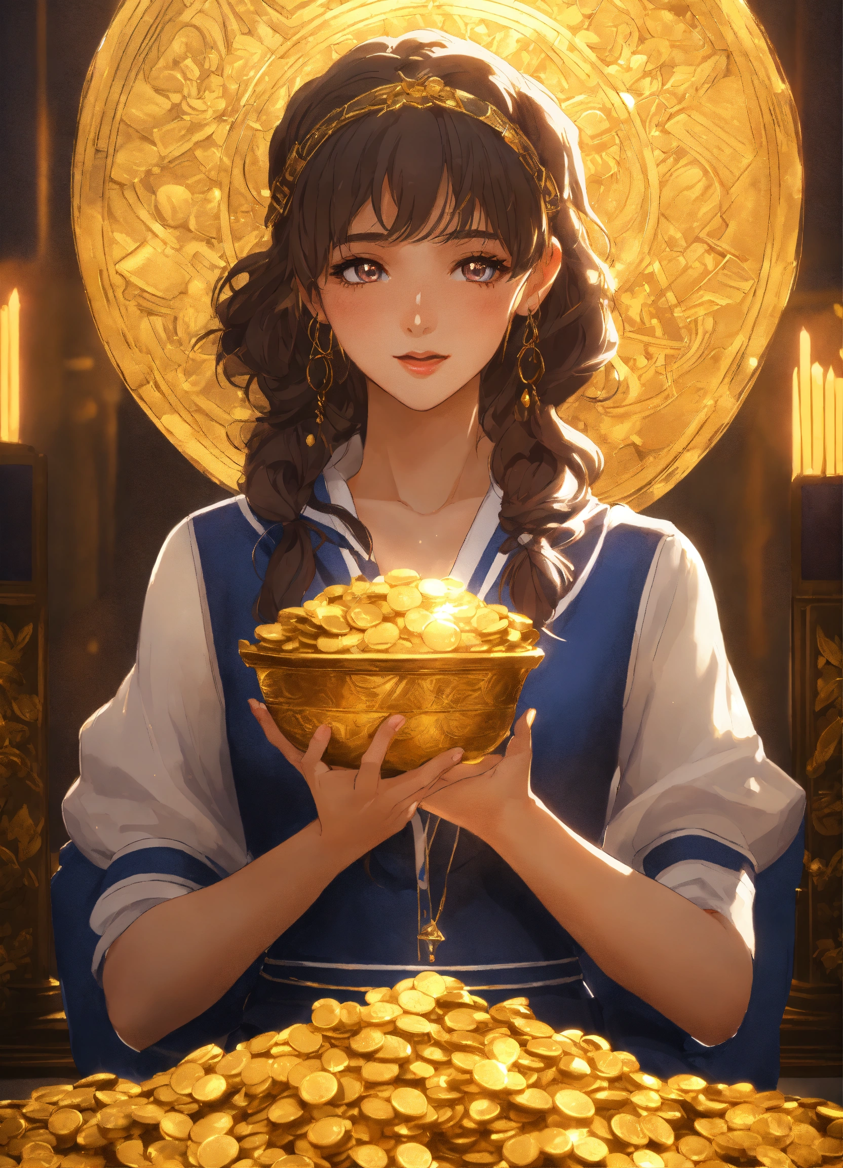 Lexica - Anime art of a Jewish girl, young girl, beautiful, detailed ...