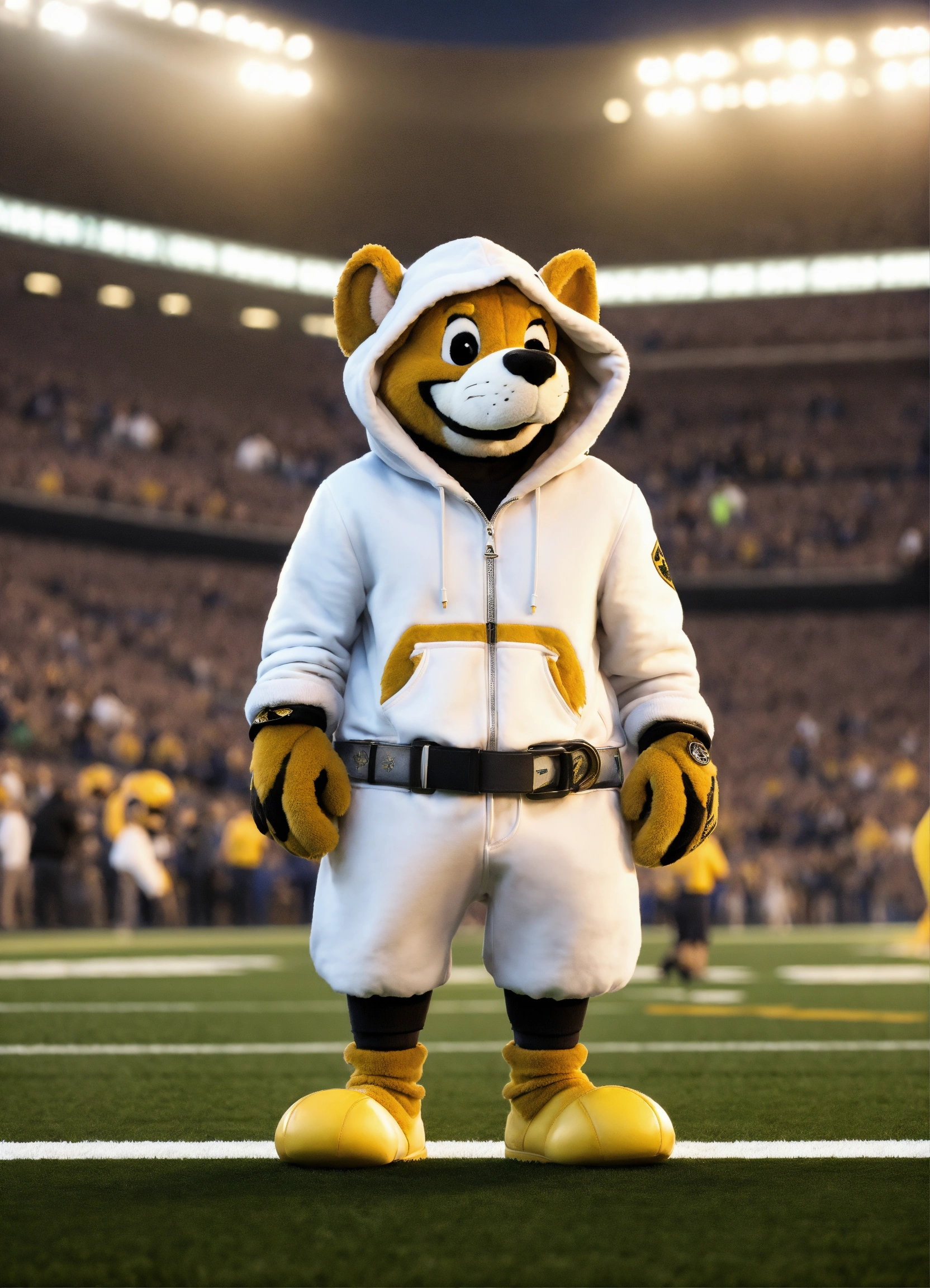 Lexica - Handsome cartooned Pluto in a white hoodie and wristwatch ...