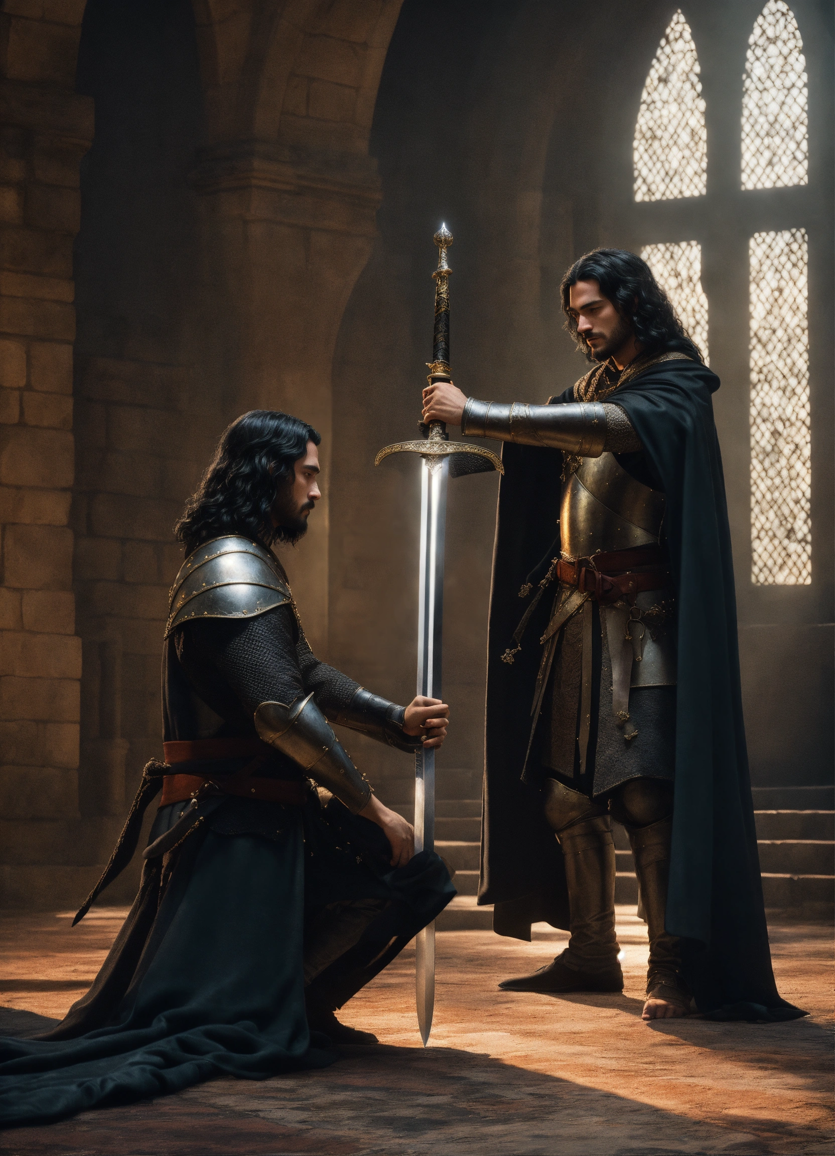 Lexica - In the medieval, the king carried a sword and gave it to a ...