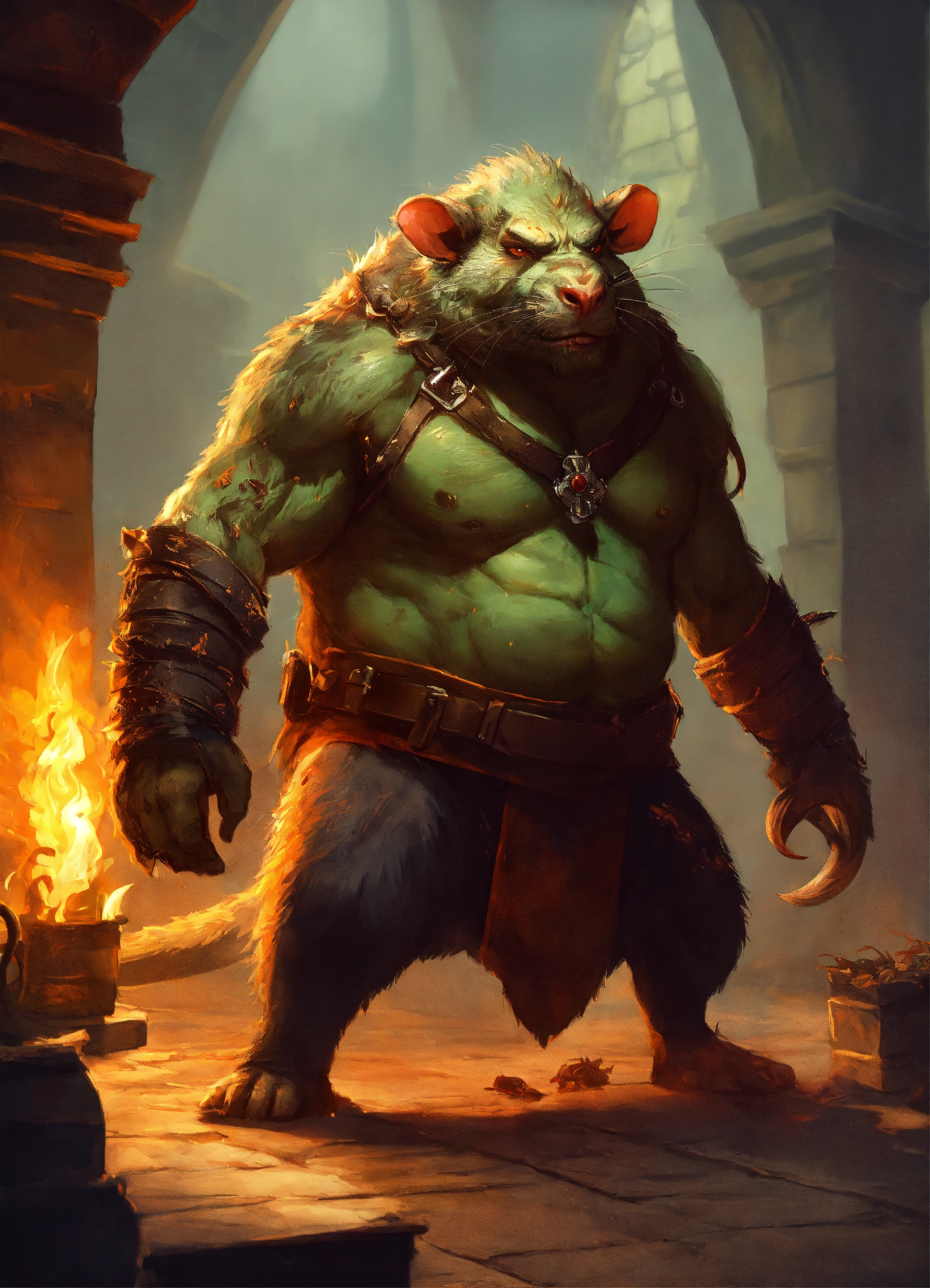 Lexica - A murderous rat ogre here to kill you dead he is huge