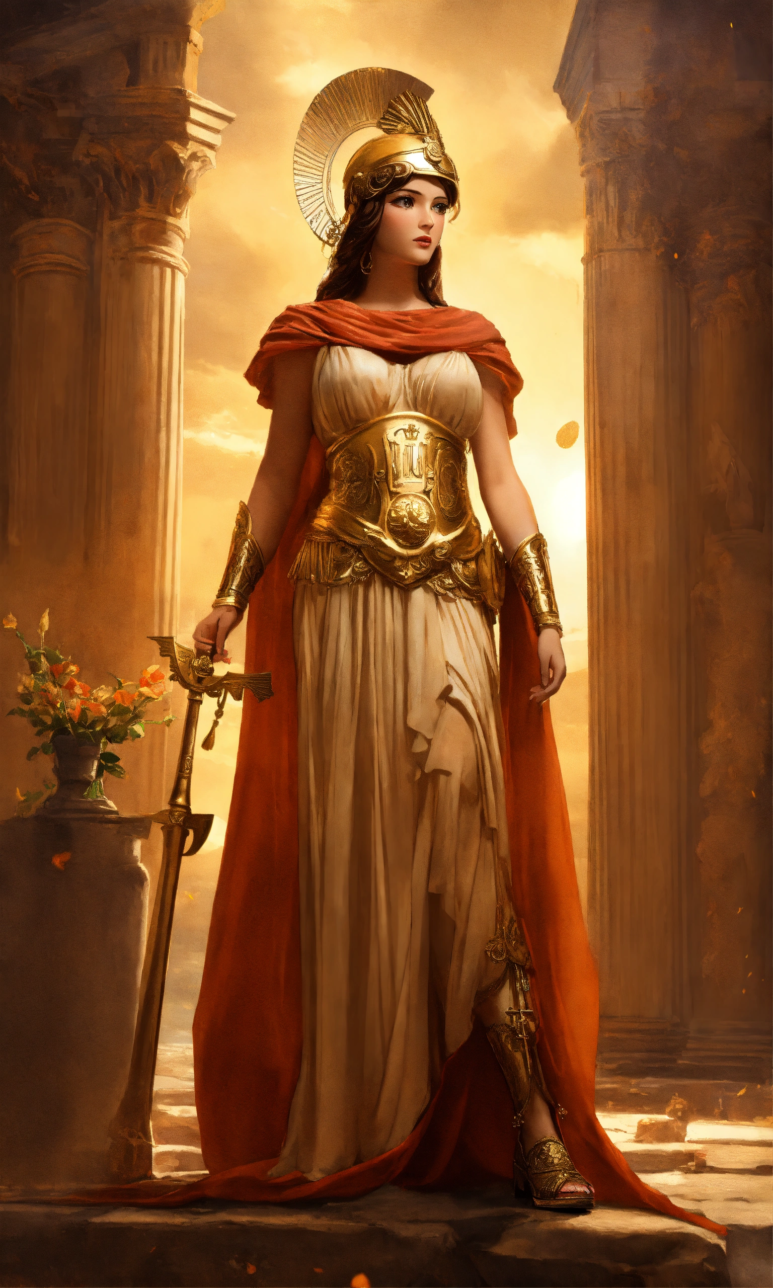 Lexica - Goddess Athena in full height