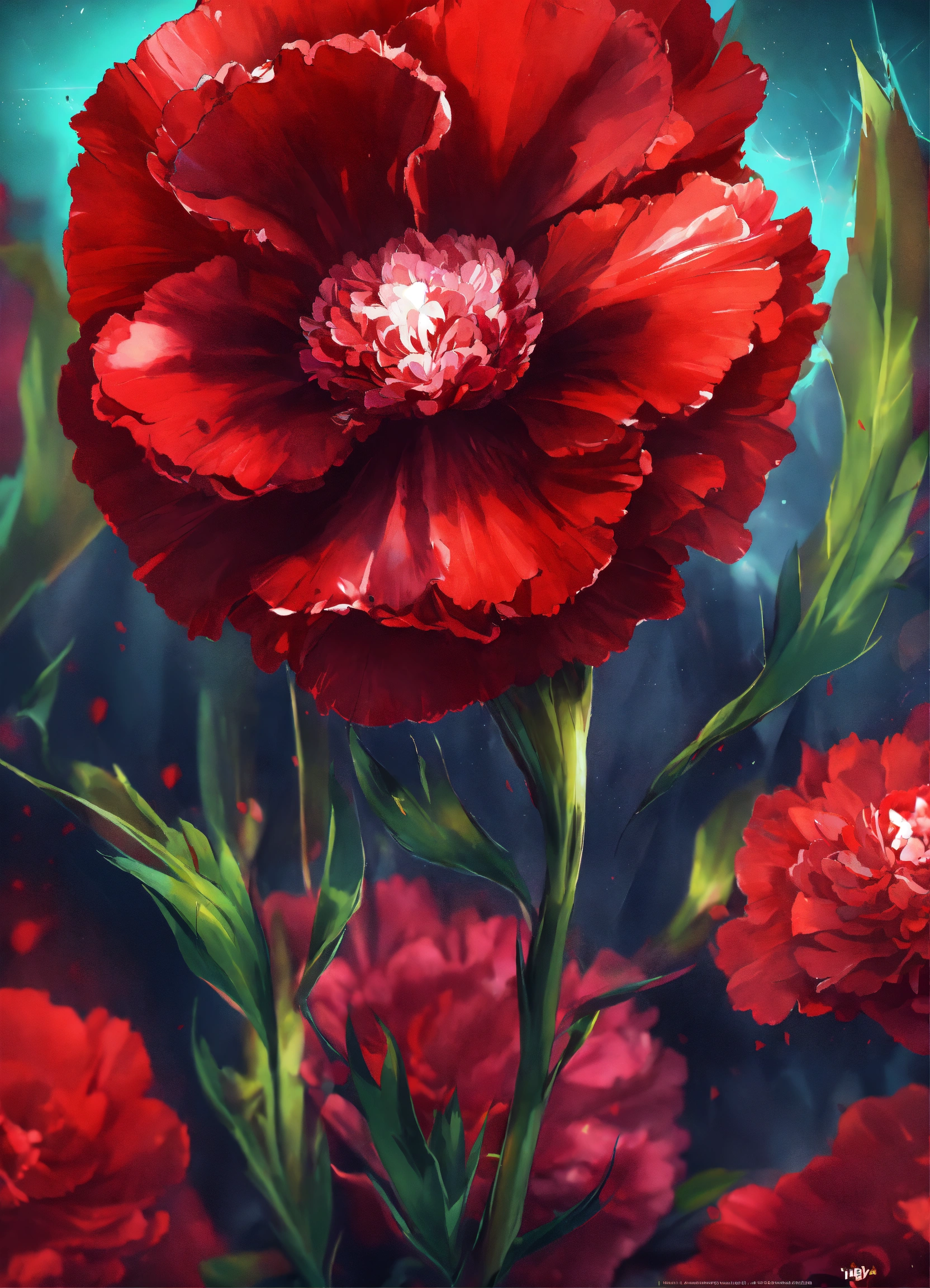Lexica - Diamonds and red carnations, smokey, graffiti art, behance premium, behance hd, 2d game art