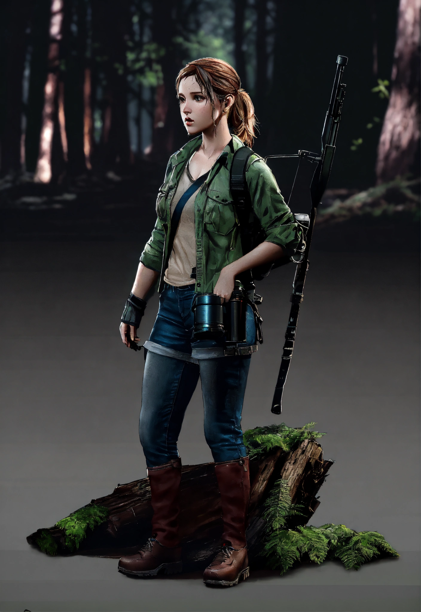 Lexica - 8k photo of cosplayer of Ellie from The Last of Us, in a ...