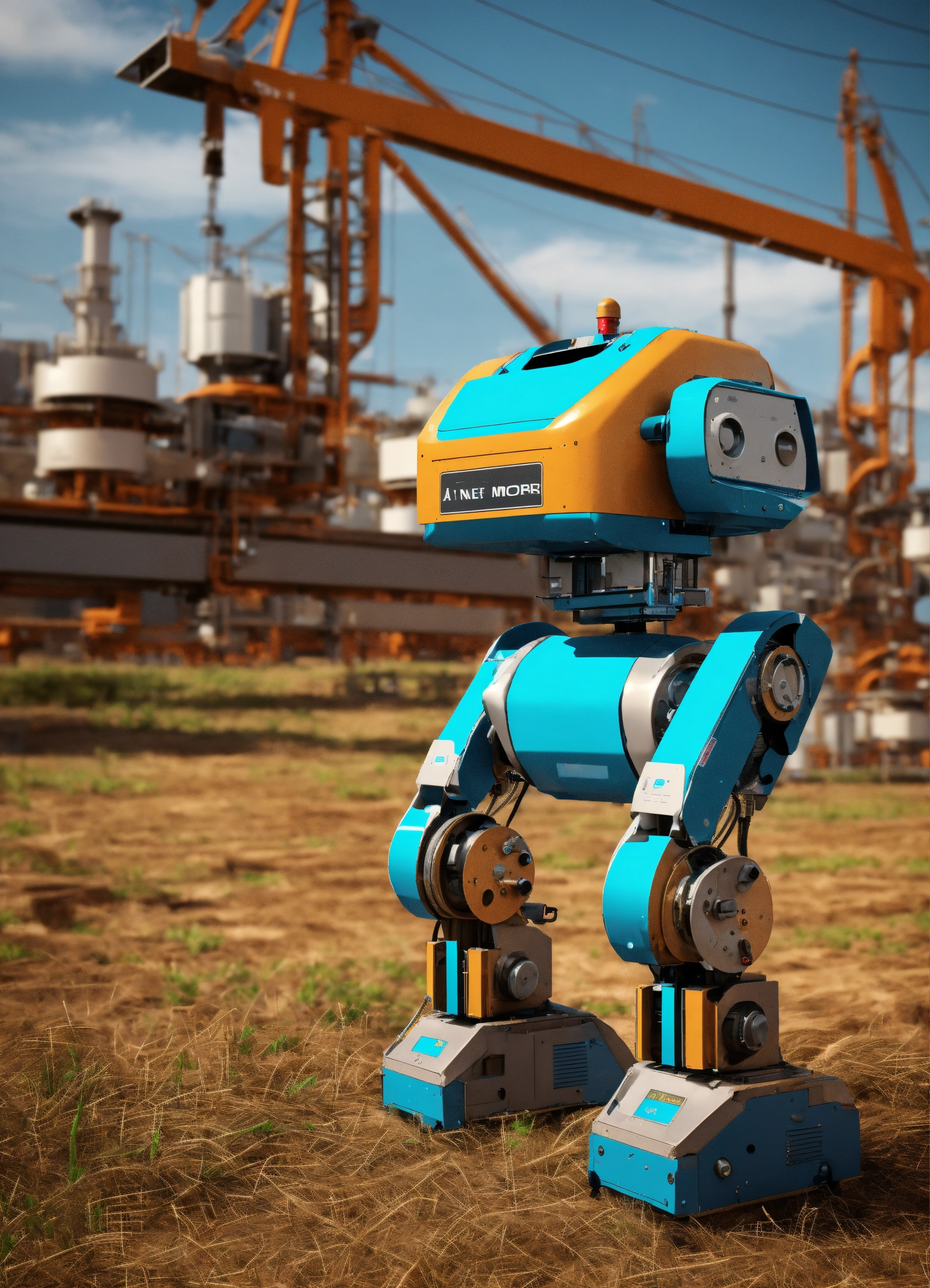 Lexica - A 3D image of progress in the field of industry, especially in ...