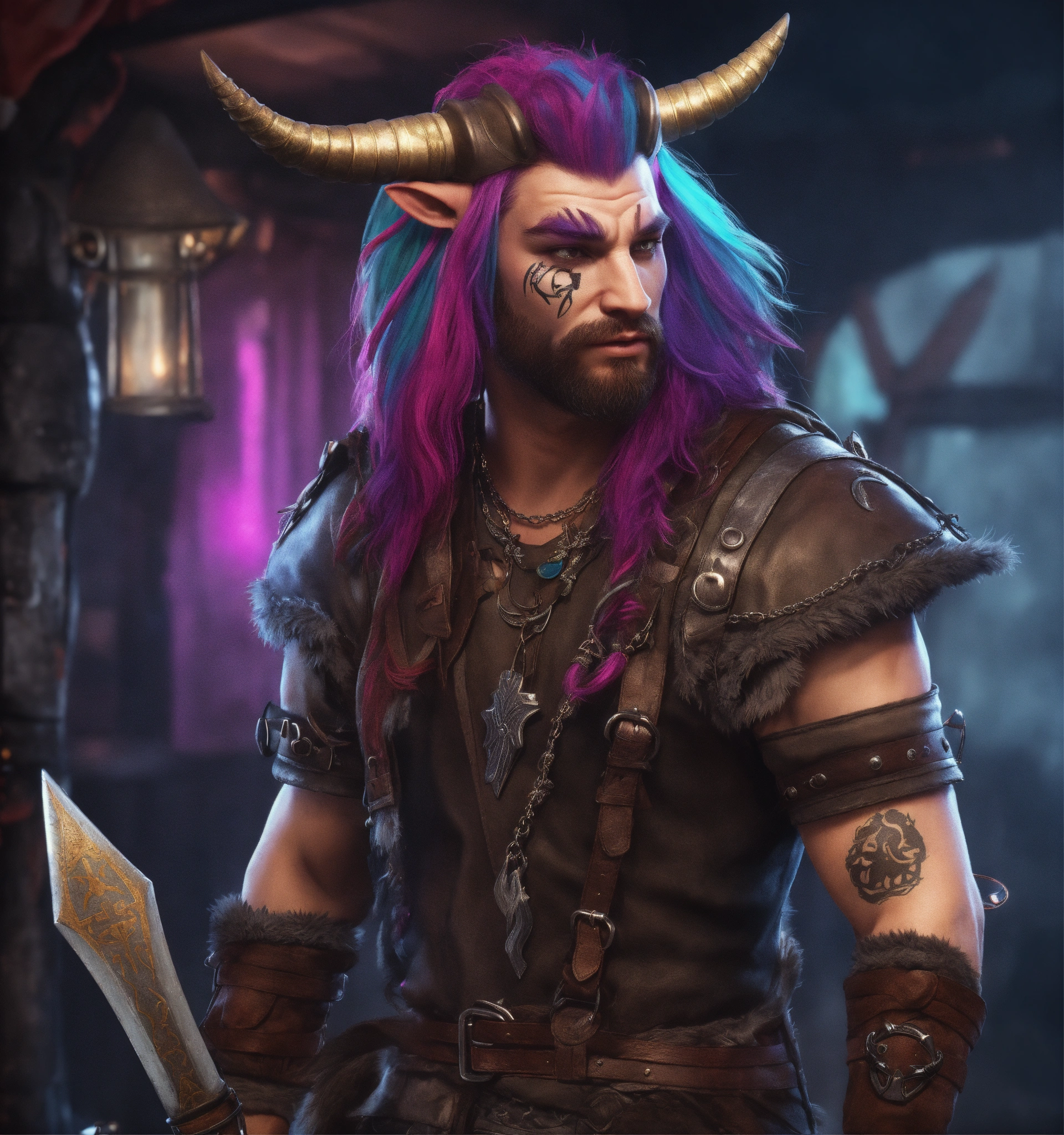 Lexica - Game character cartoonish realistic emo rock evil emo unicorn ...