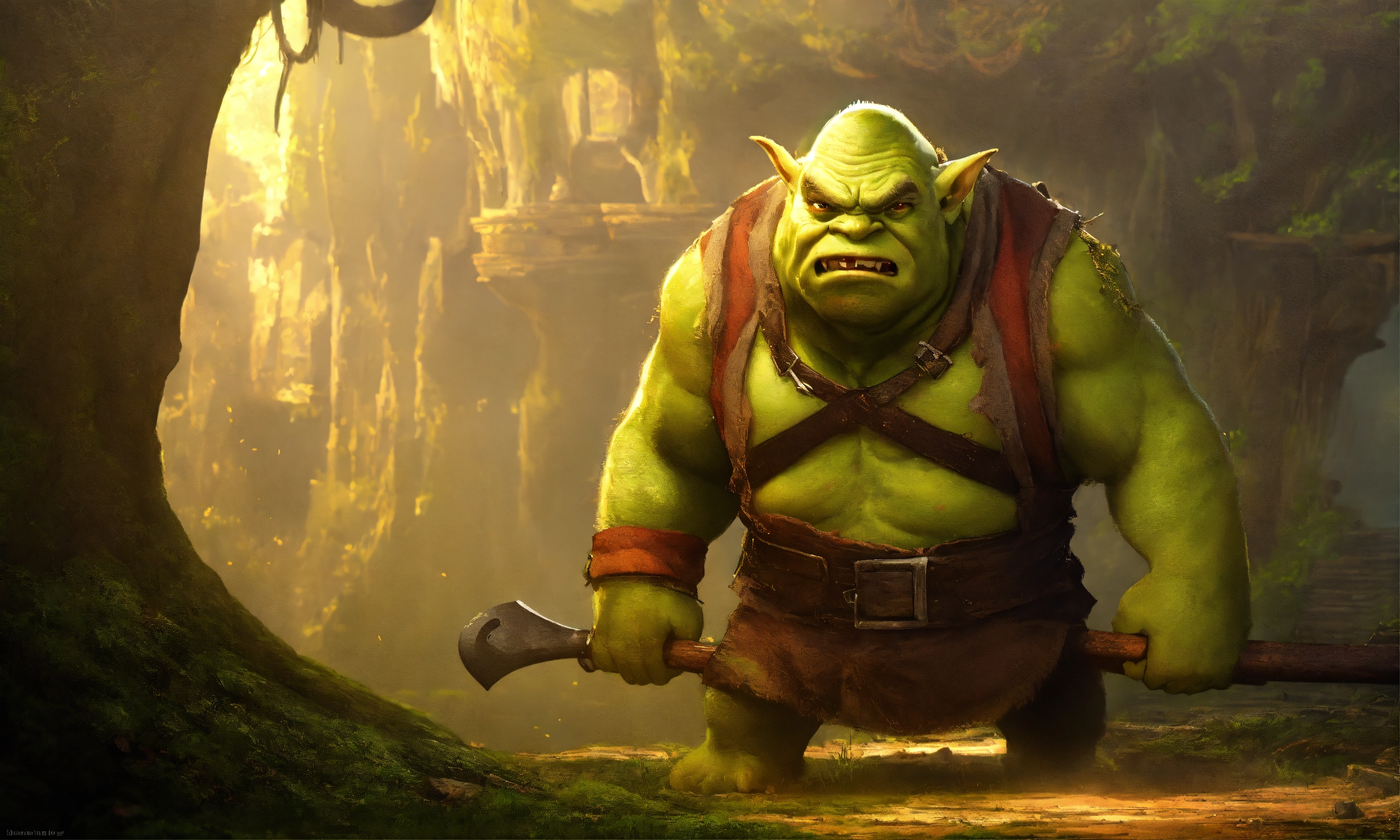 Lexica - Scared ogre