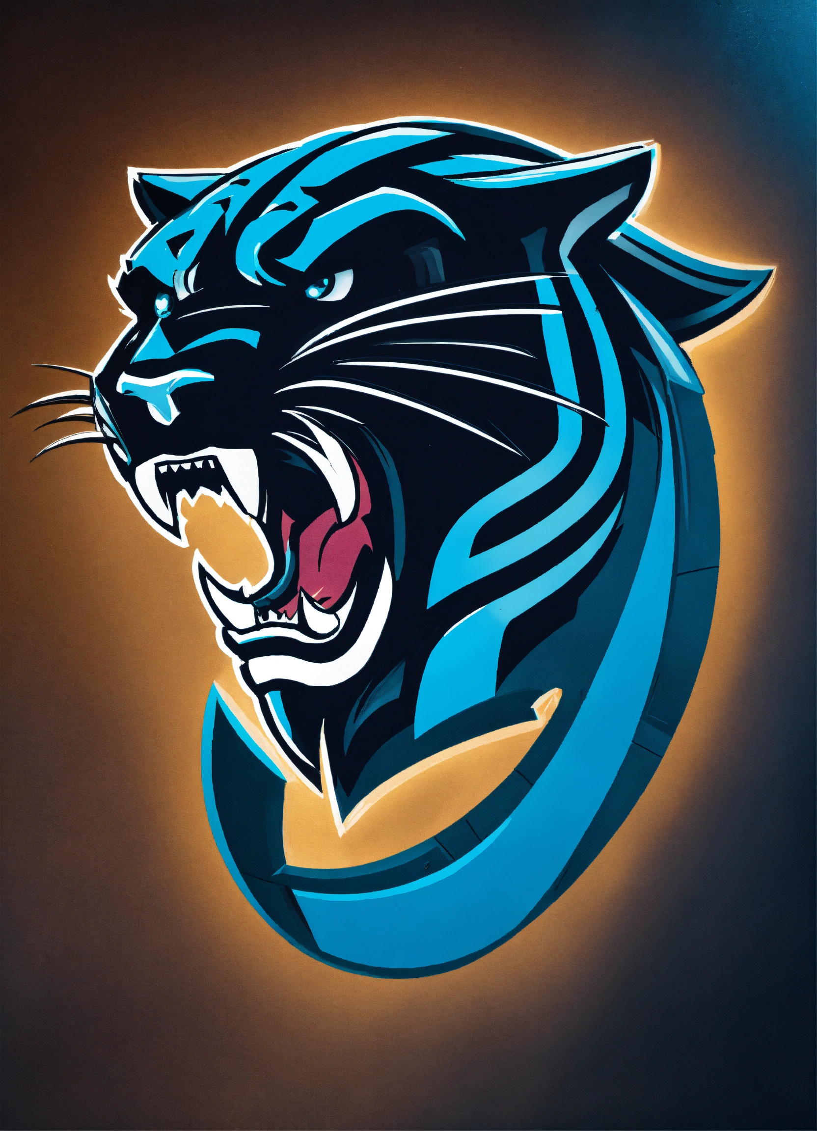 Lexica - Hyperrealistic carolina panthers logo