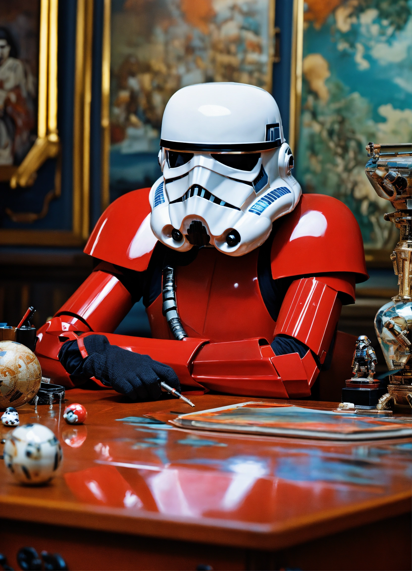 Lexica - Close up portrait Photography, Starwars Stormtrooper at his ...