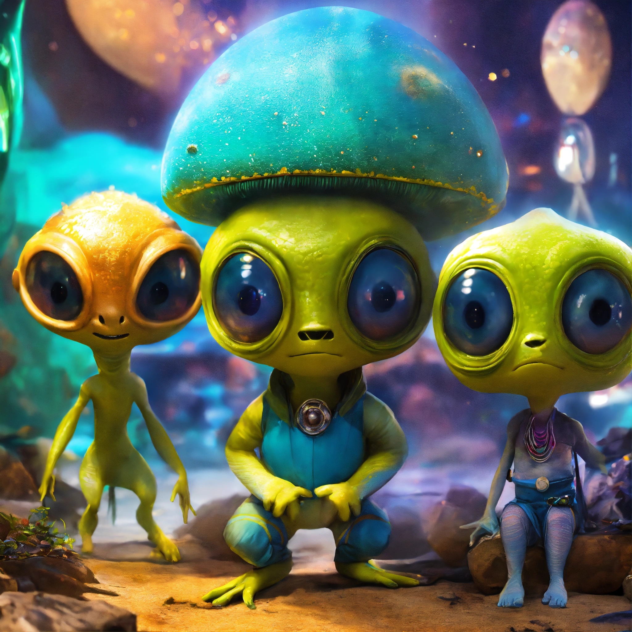 Lexica - Funy crazy aliens avatar