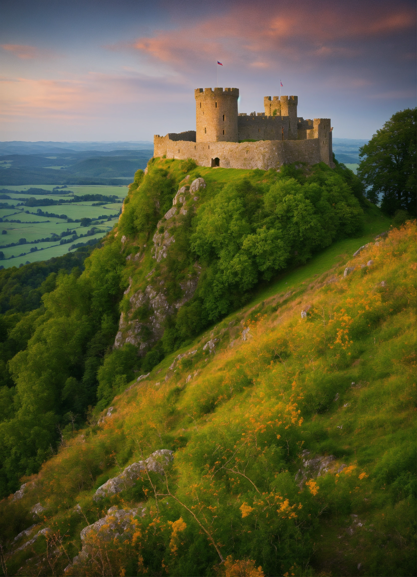 Lexica - Anglo saxon mountain castle