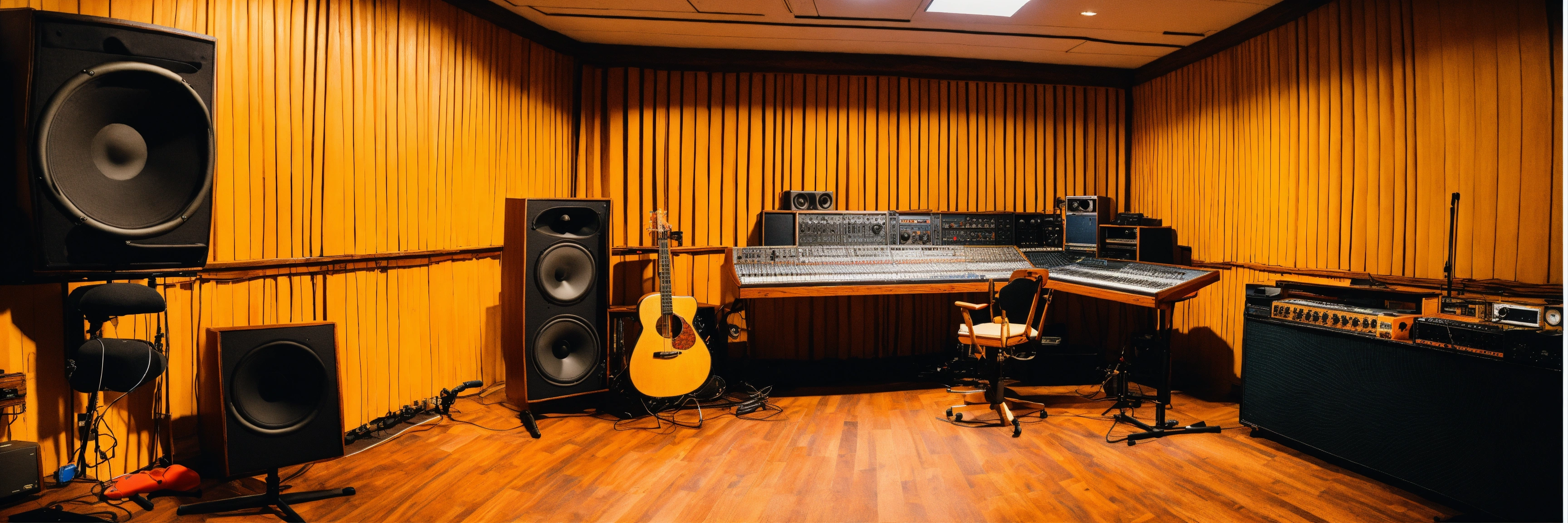 Lexica - Show 4 different angles of exactly the same environment. A 70s ...