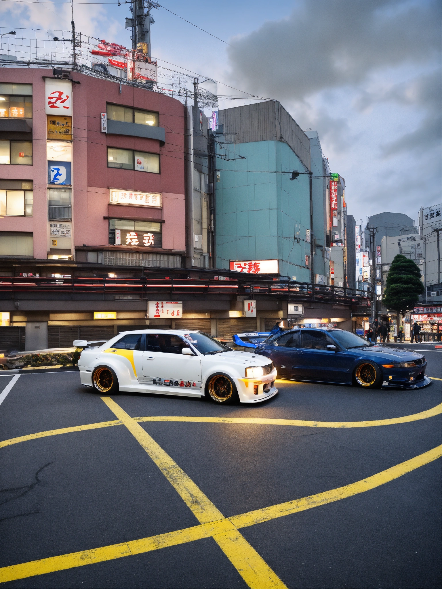 Lexica - Heated underground street racing in Tokyo at night, inspired ...