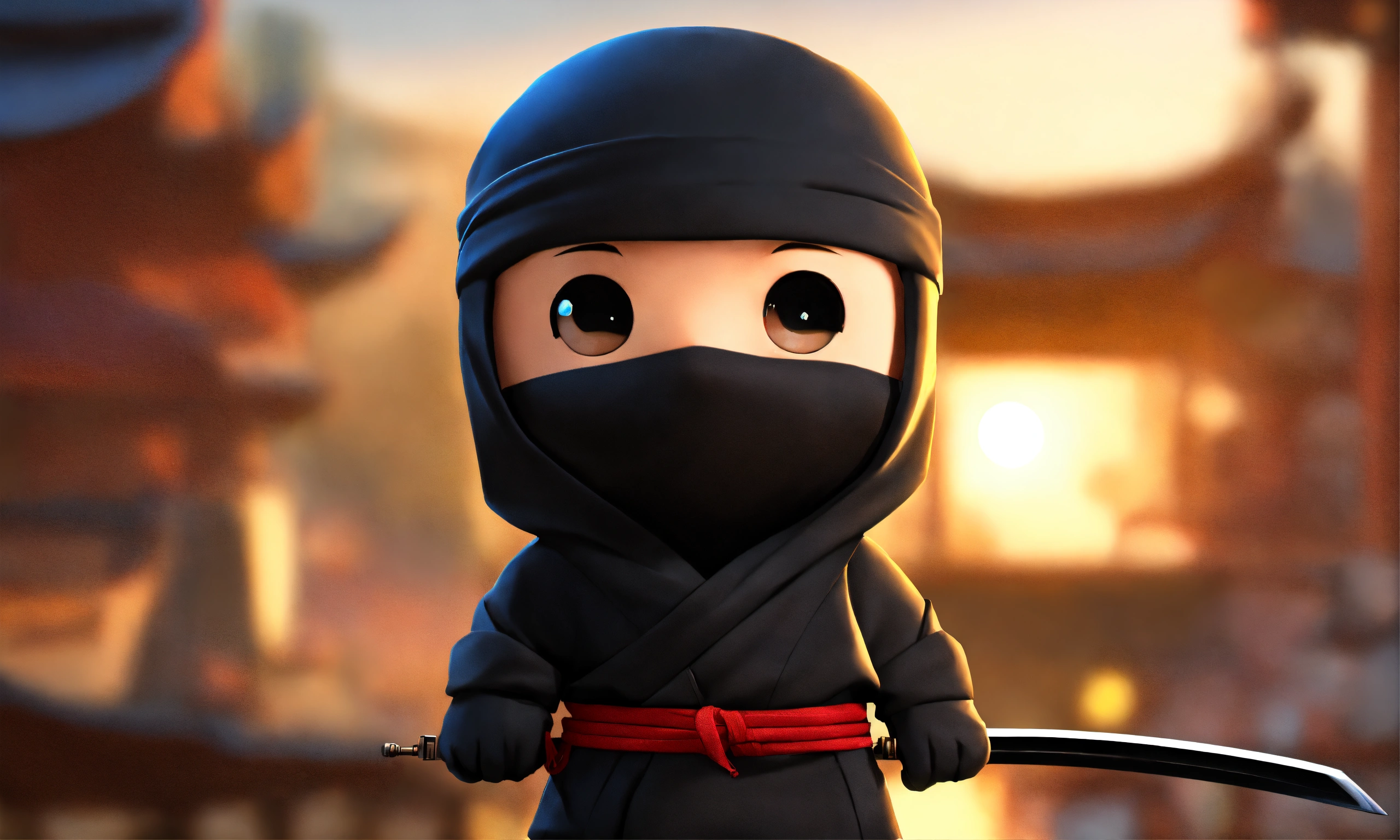 Lexica - Cute, smiling, ninja
