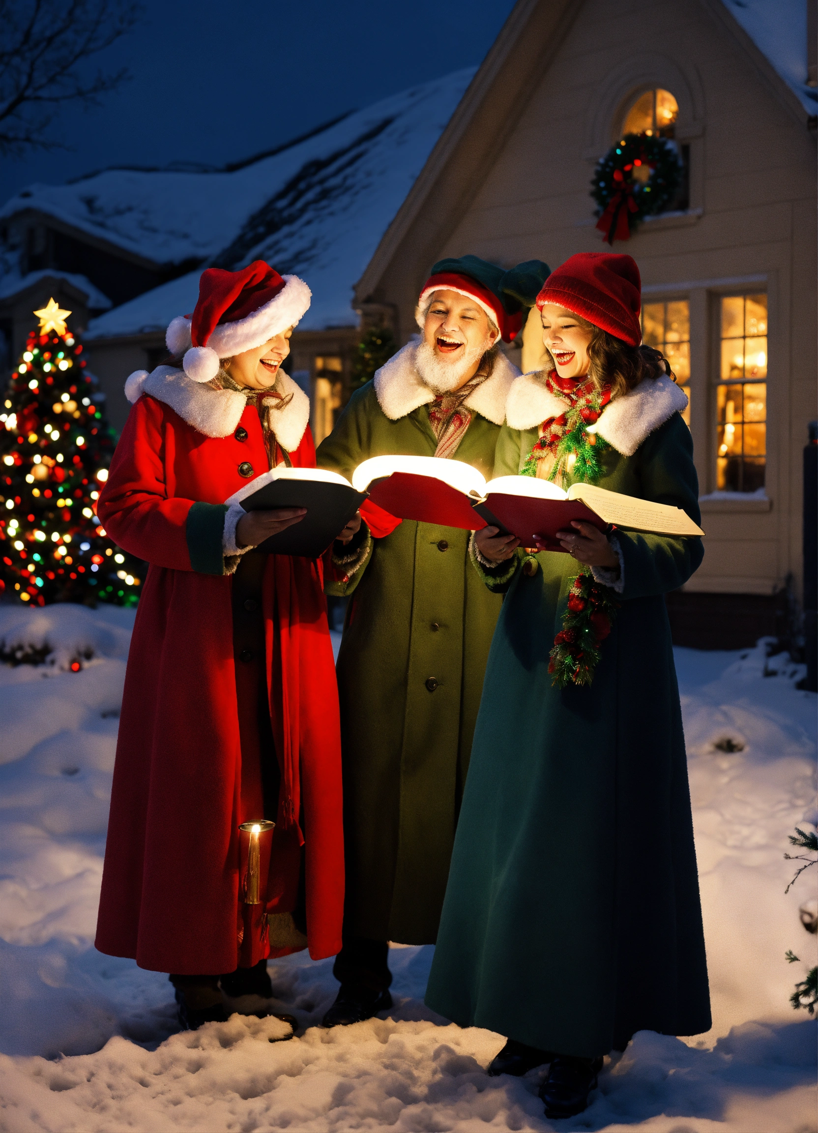 Lexica - Let's gather as Christmas carolers and sing our hearts out ...