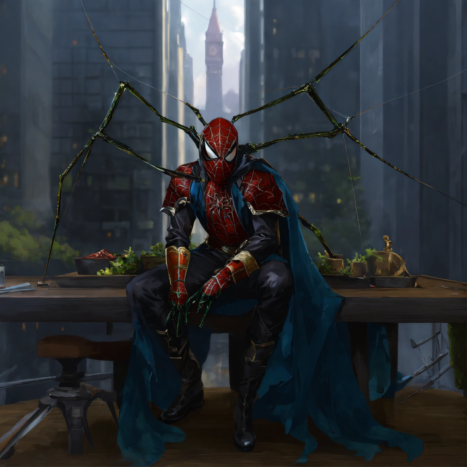 Lexica - Half man, half spider, Drider, D&D