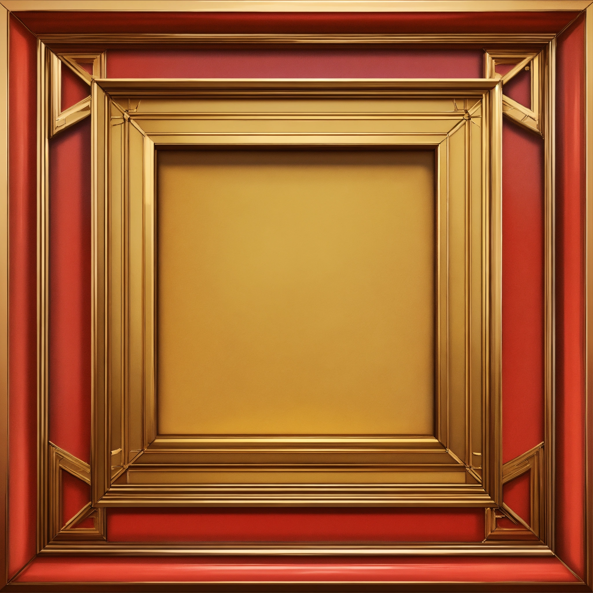 Lexica - Paiting square frame, art deco style, realistic cartoon oil ...
