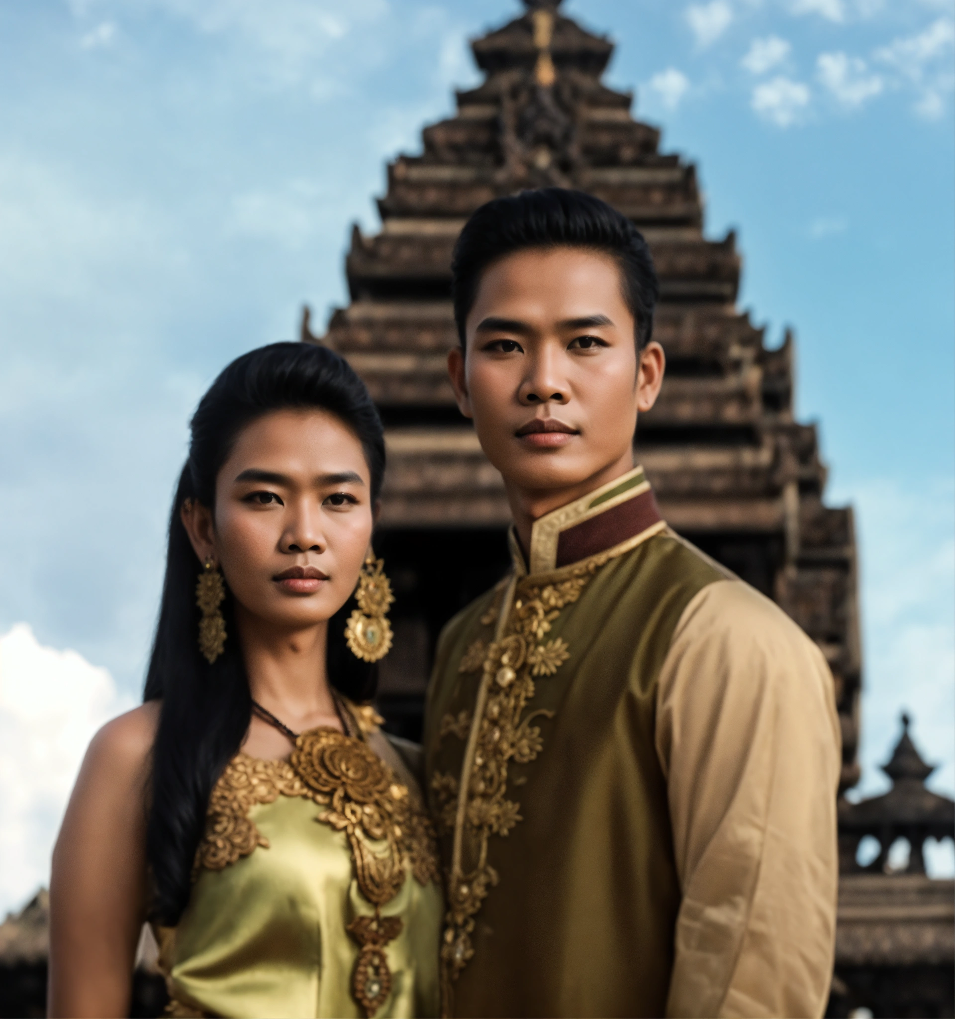 Lexica - Handsome Javanese majapahit king and beautiful majapahit queen