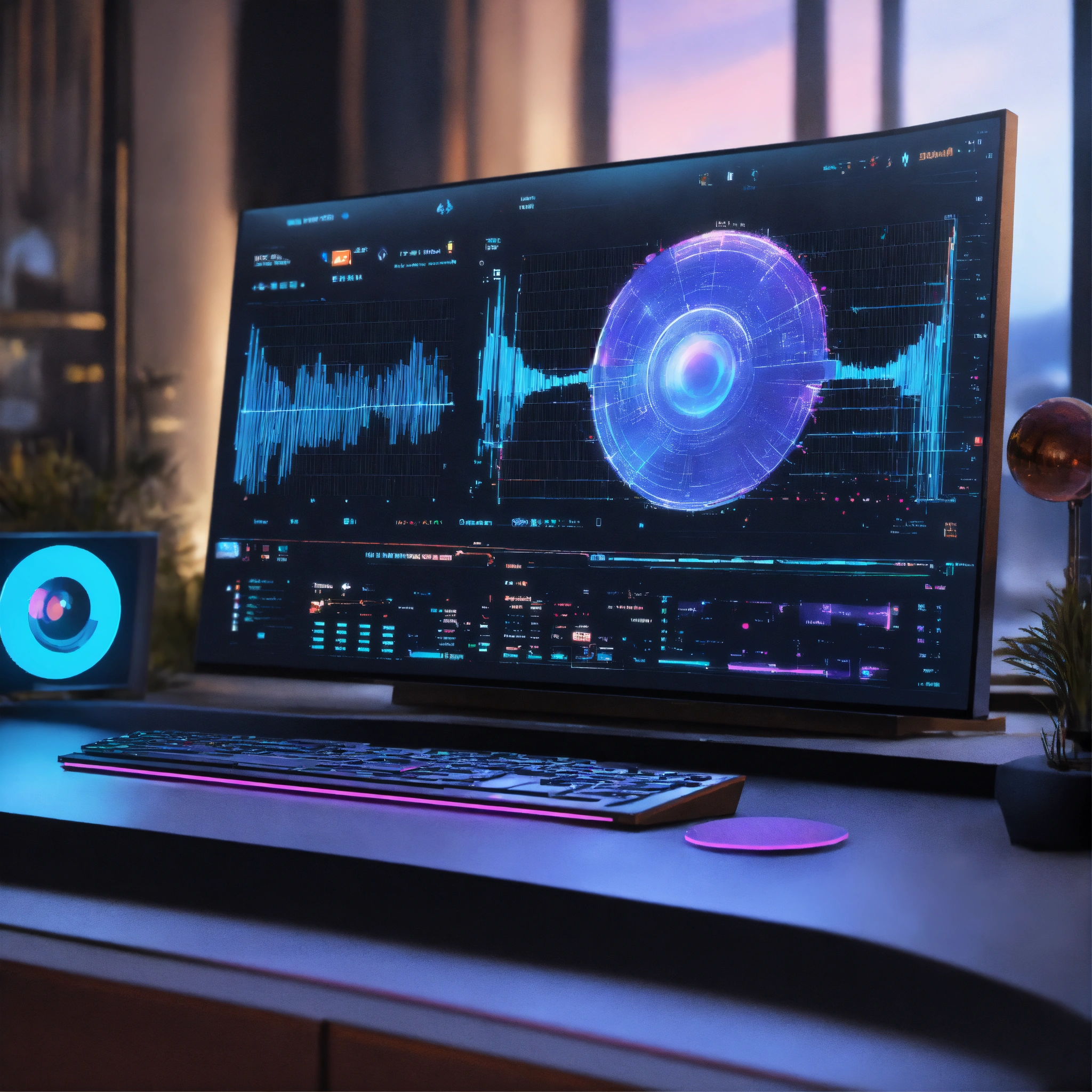 Lexica - A voice visualizer on screen machine with personality ...